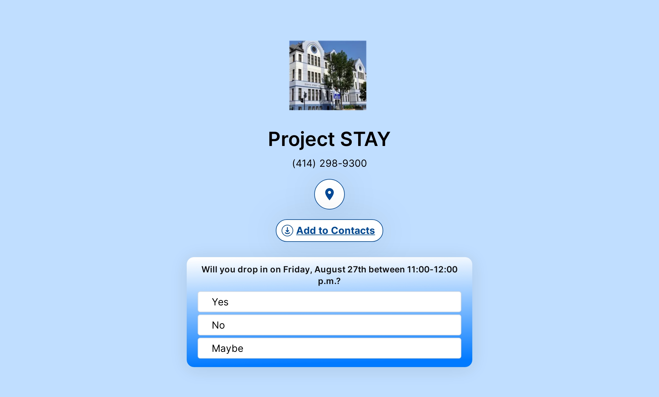 Project STAY's Flowpage