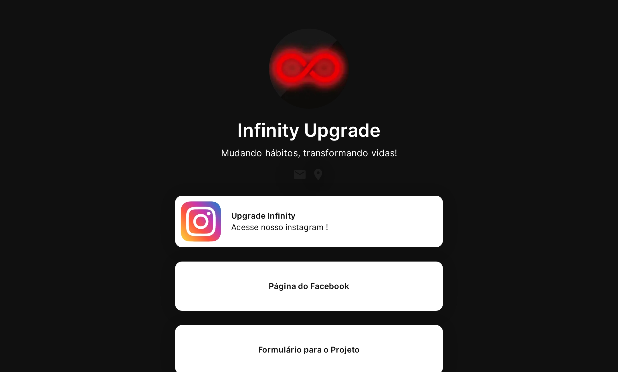 Infinity Upgrade's Flowpage