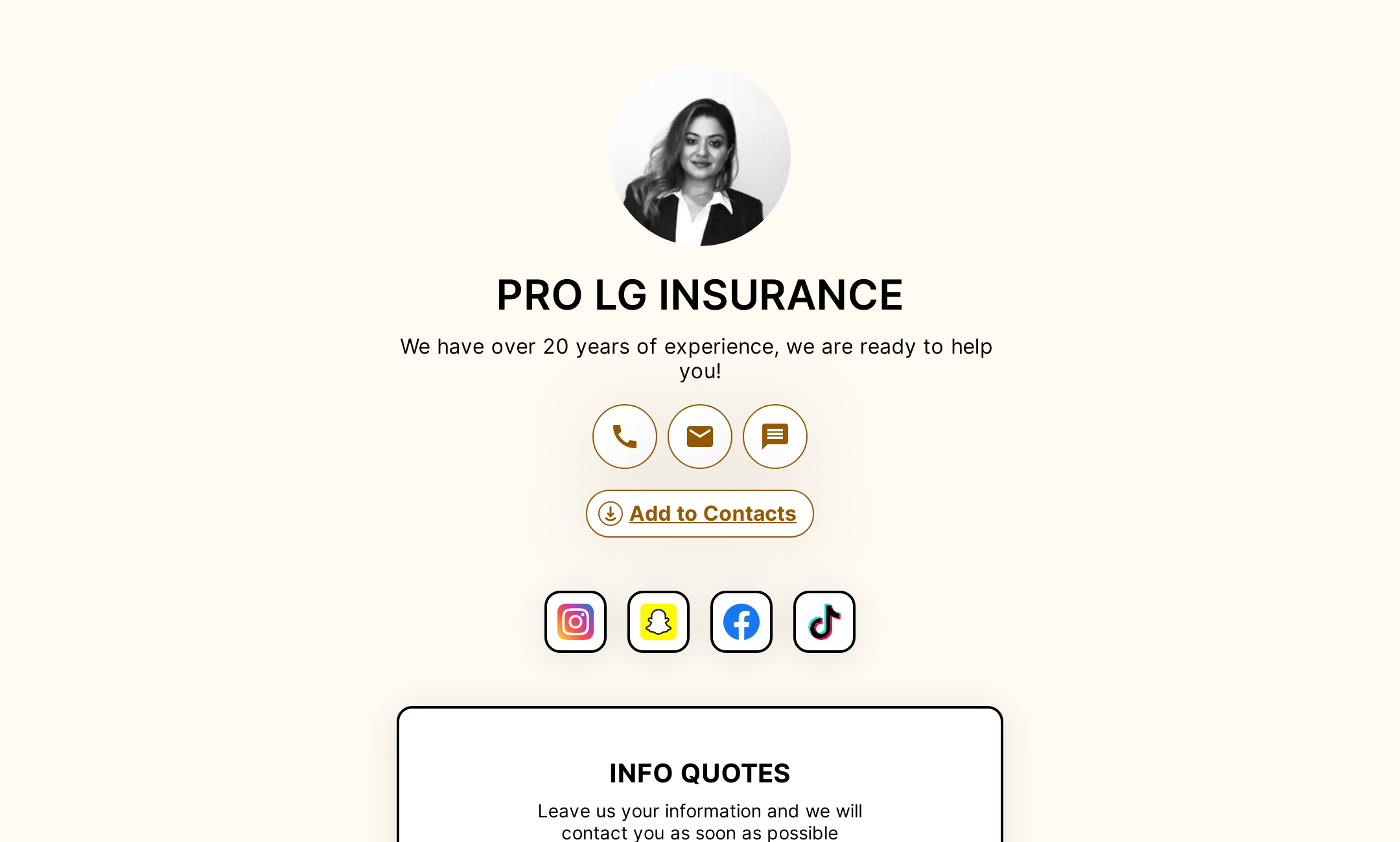 PRO LG INSURANCE's Flowpage