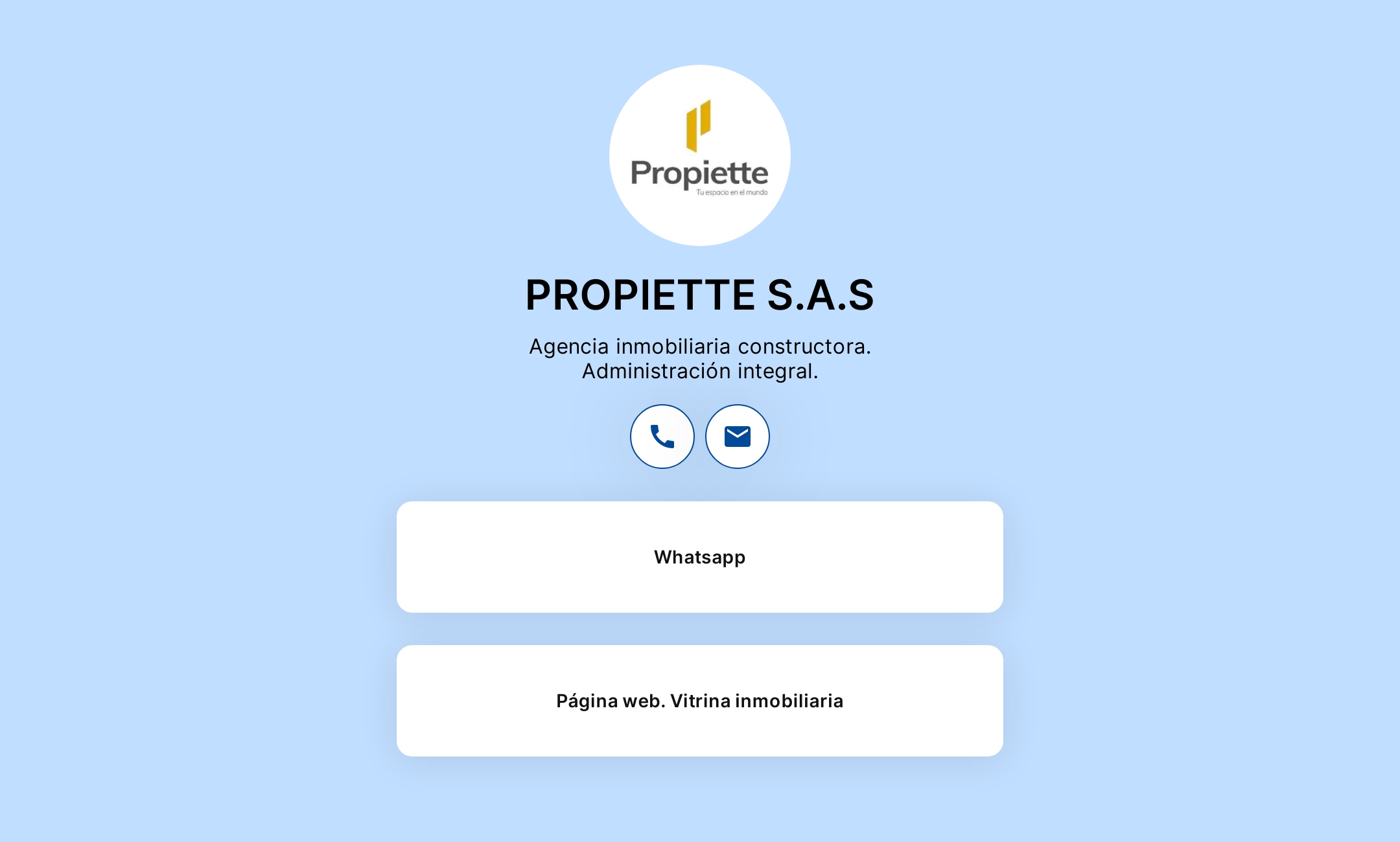 PROPIETTE S.A.S's Flowpage