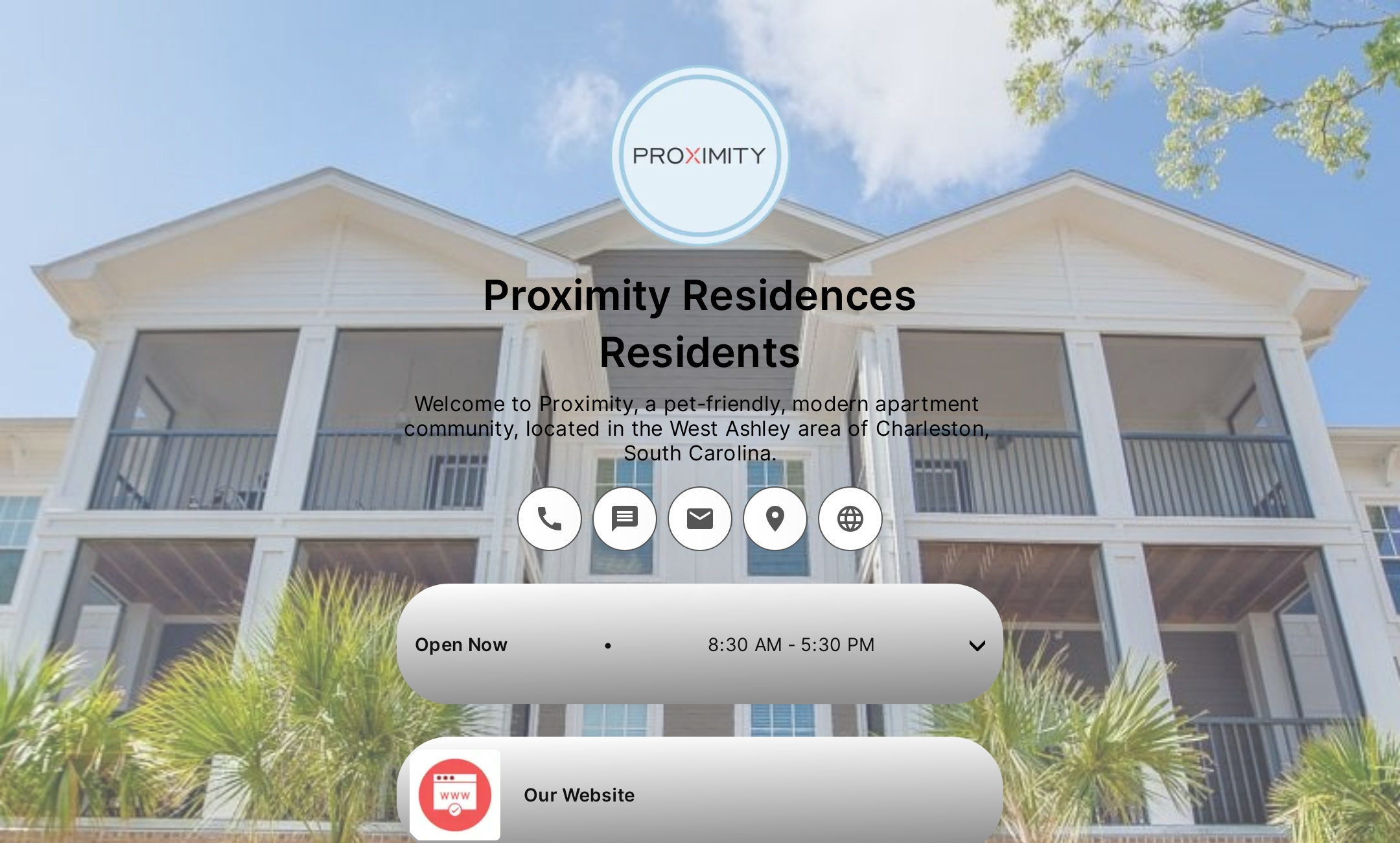 Proximity Residences Residents' Flowpage