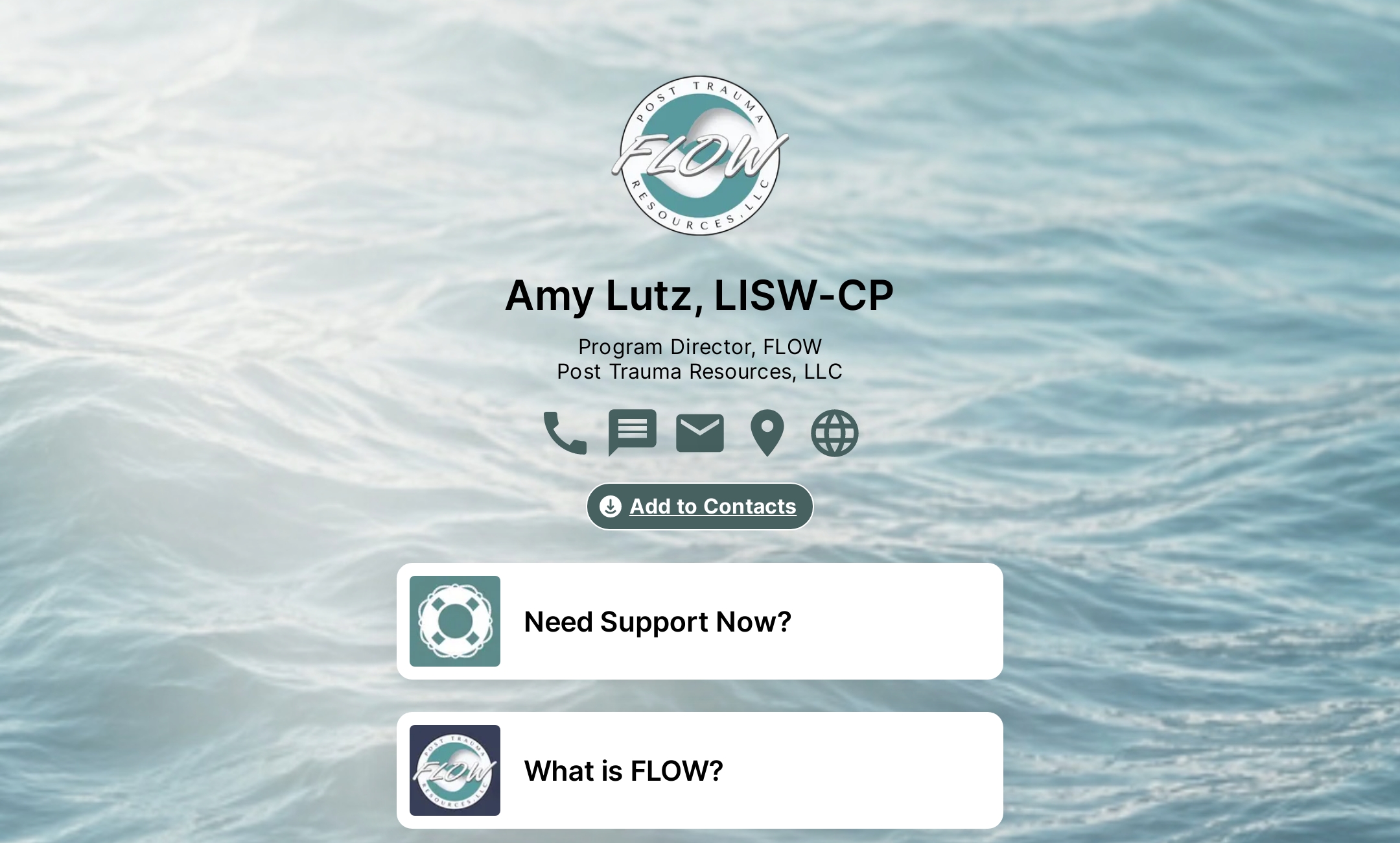 Amy Lutz, LISW-CP's Flowpage