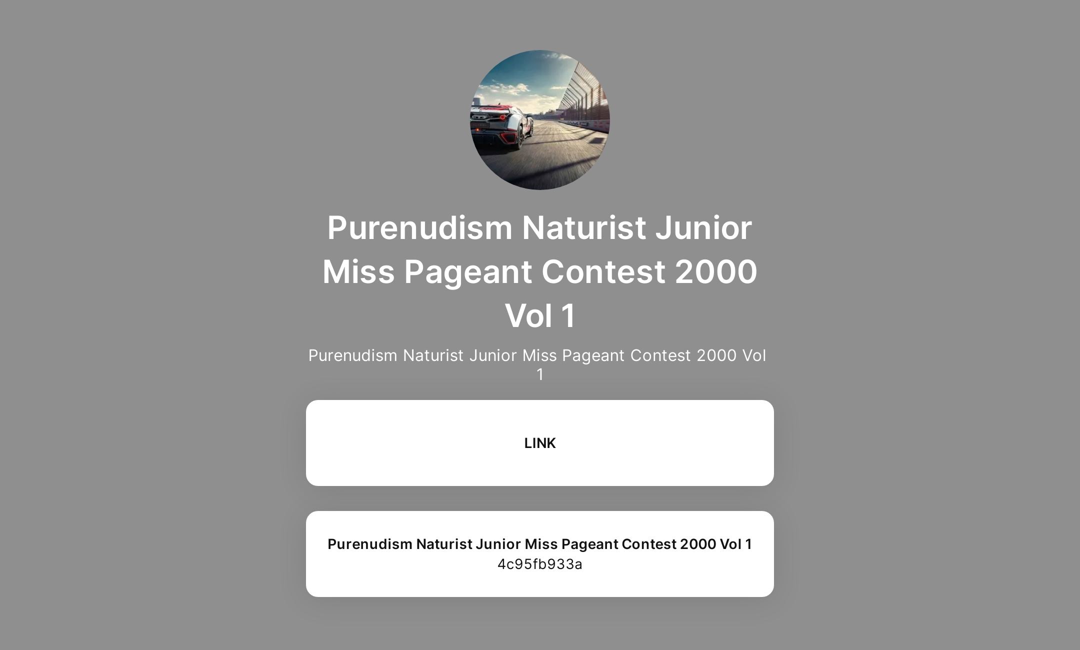 Purenudism Naturist Junior Miss Pageant Contest 2000 Vol 1's Flowpage