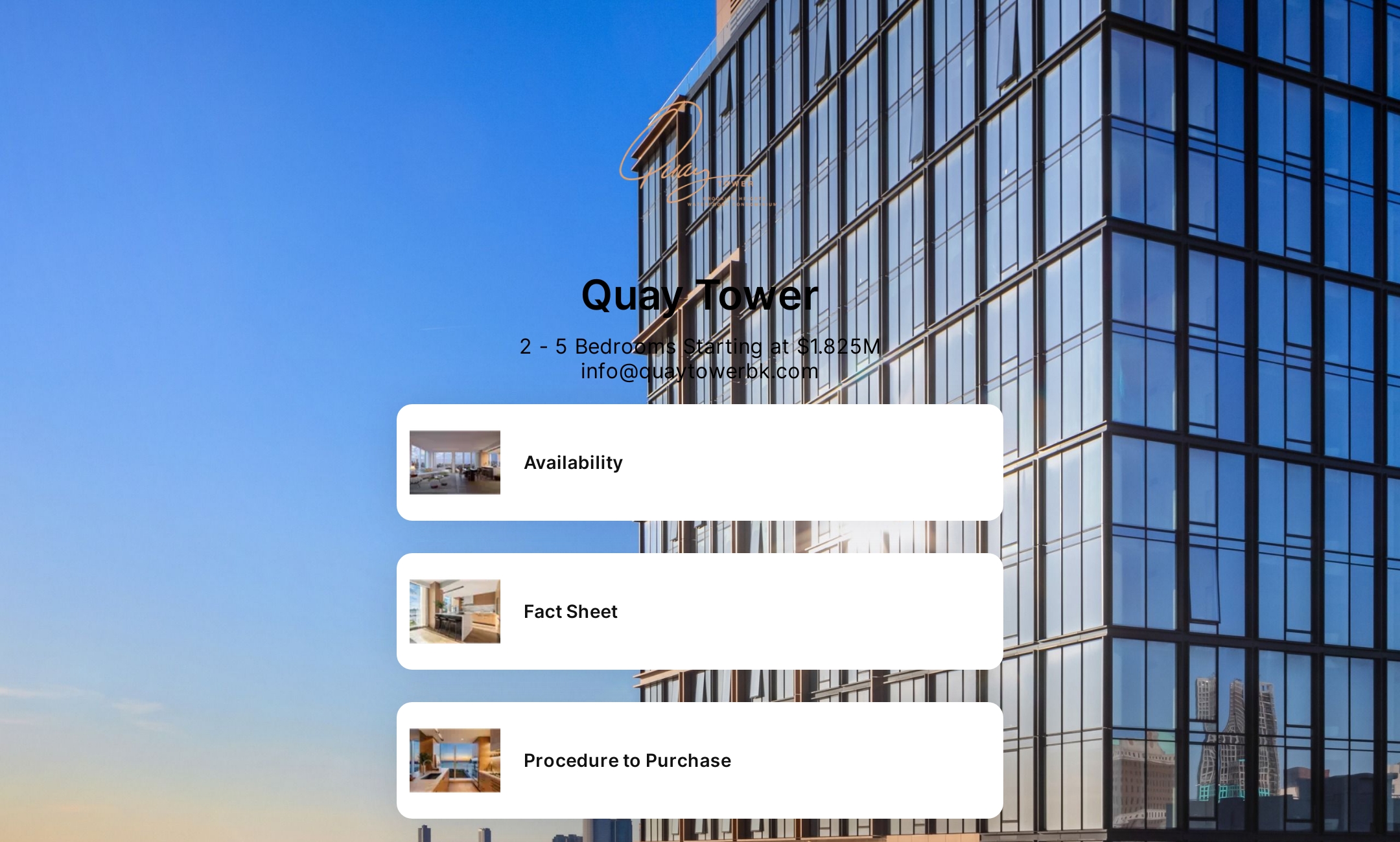 Quay Tower's Flowpage