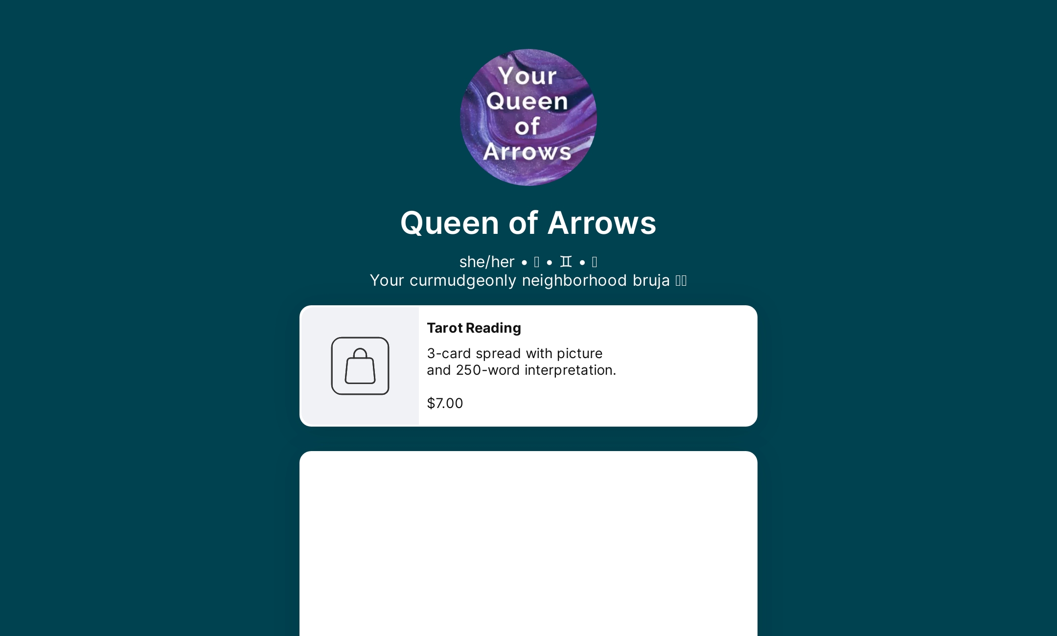 Queen of Arrows' Flowpage