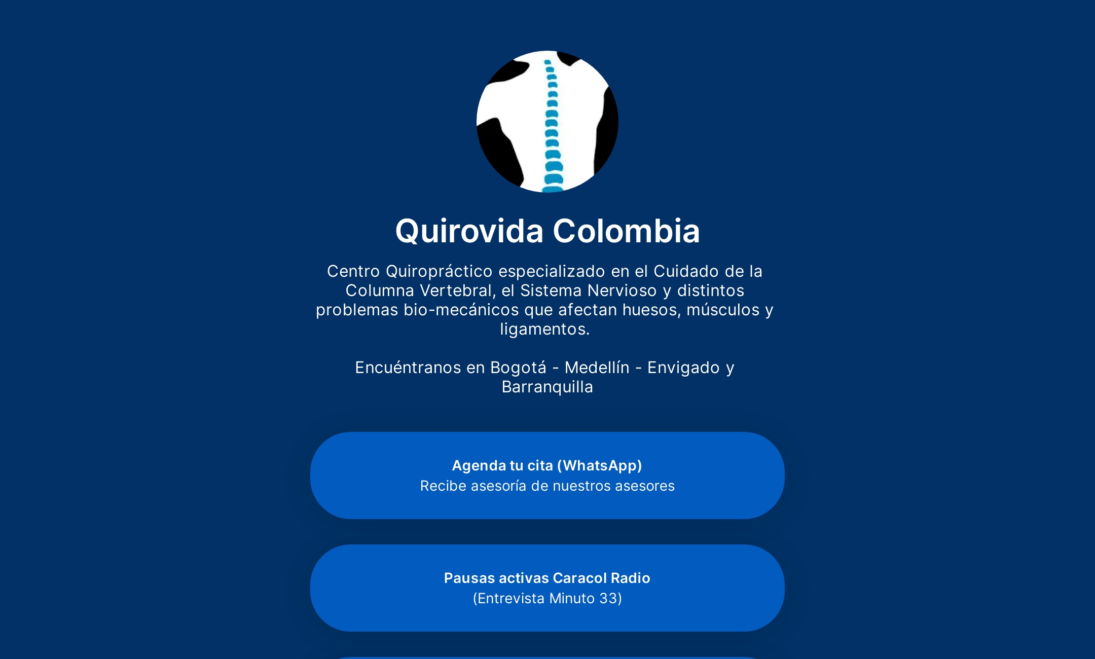 Quirovida Colombia's Flowpage