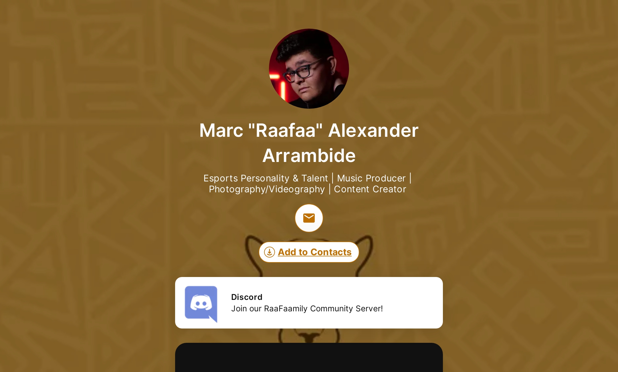 Marc "Raafaa" Alexander Arrambide's Flowpage