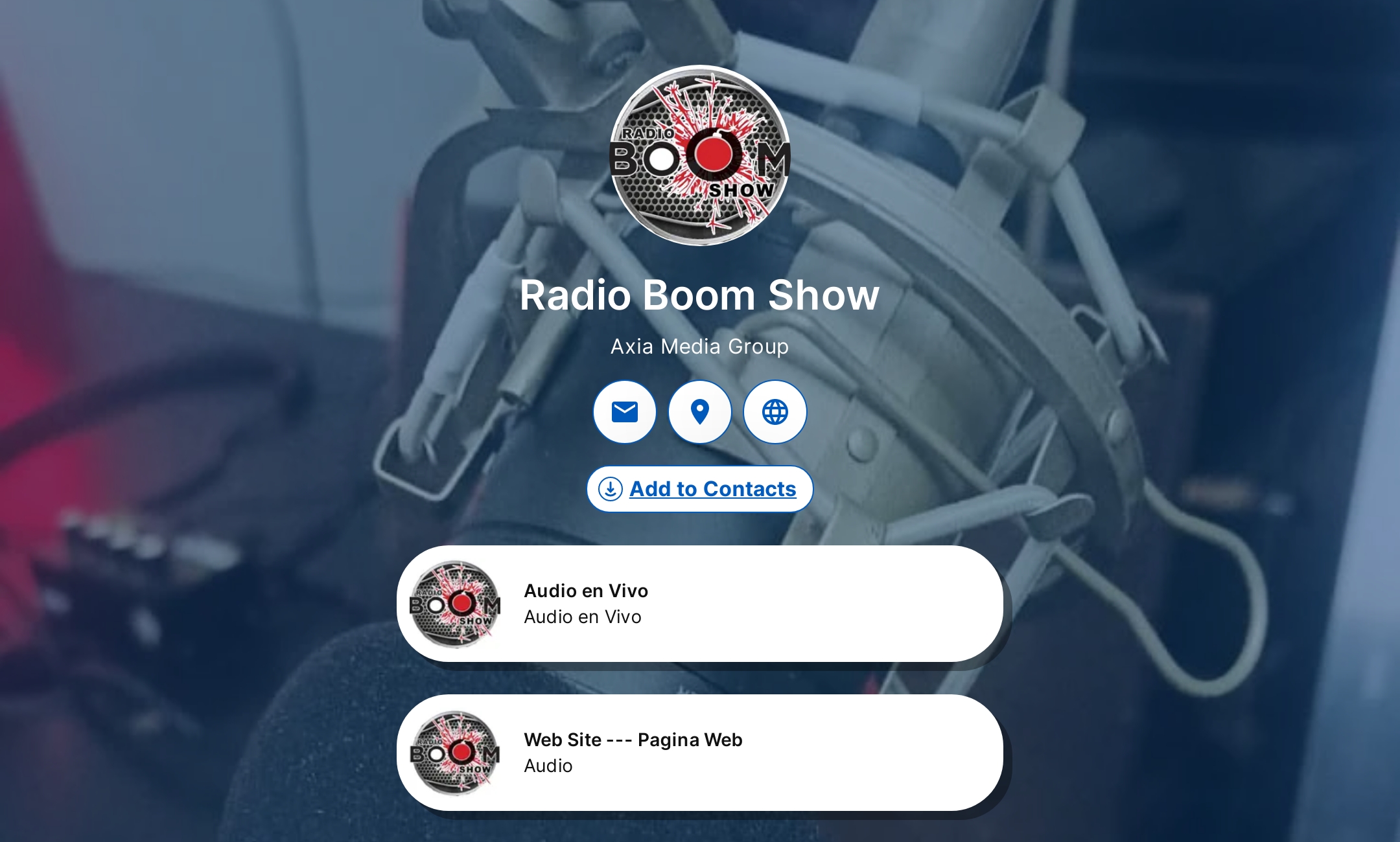 Radio Boom Show's Flowpage