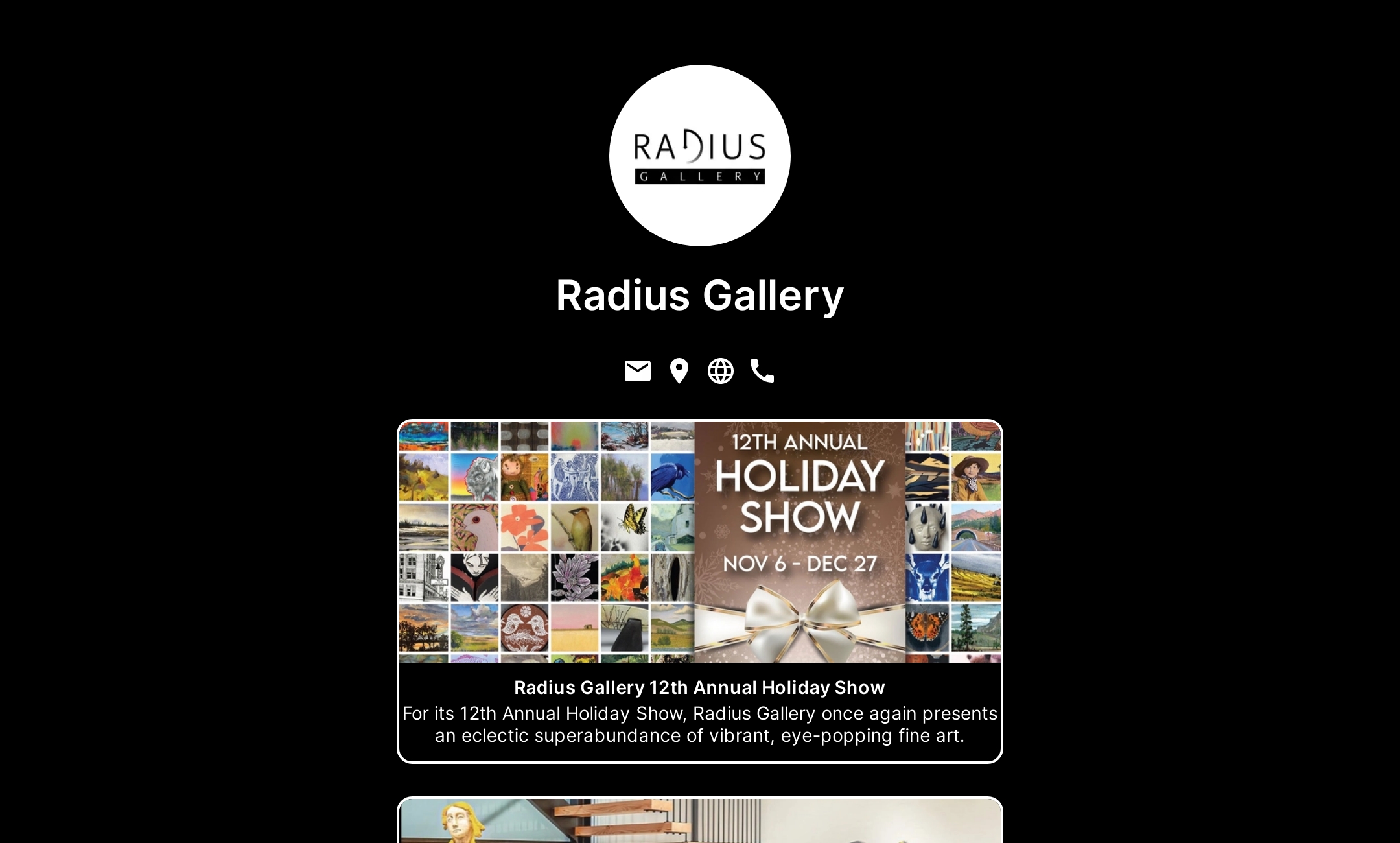 Radius Gallery's Flowpage
