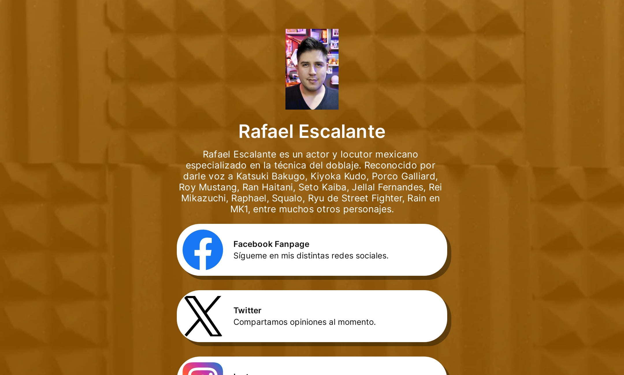 Rafael Escalante's Flowpage