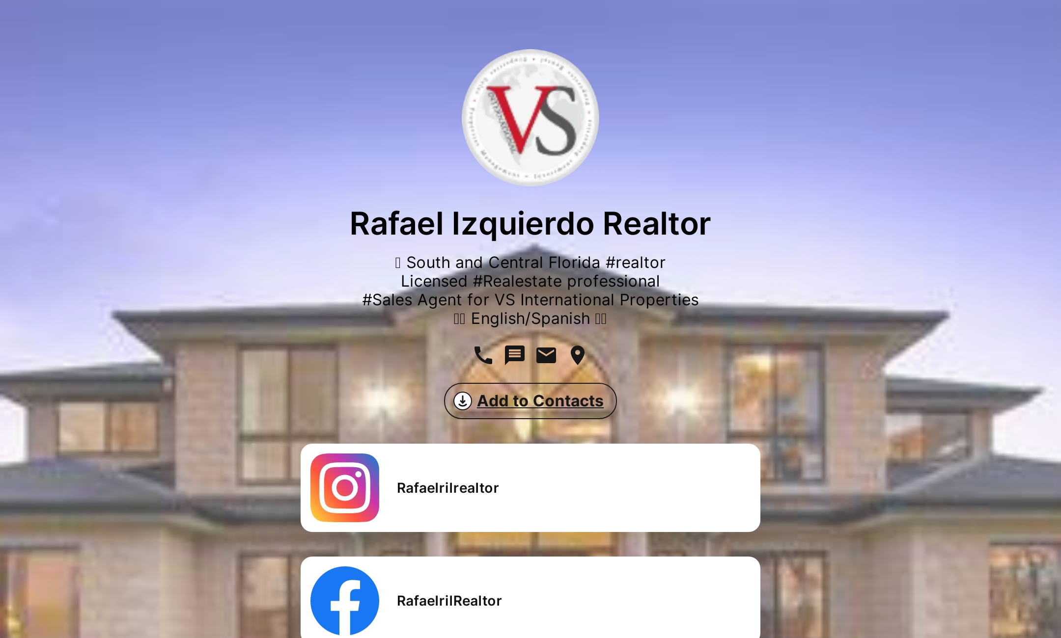 Rafael Izquierdo Realtor's Flowpage