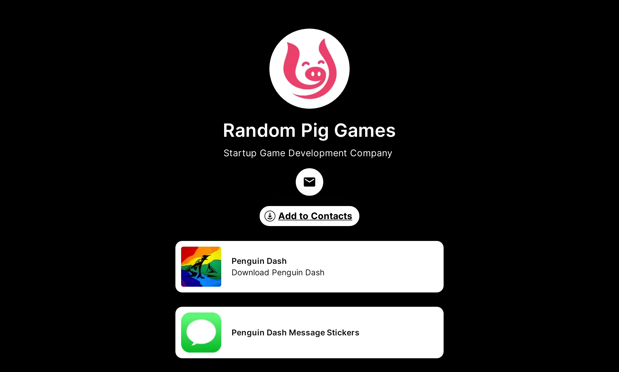 Random Pig Games' Flowpage