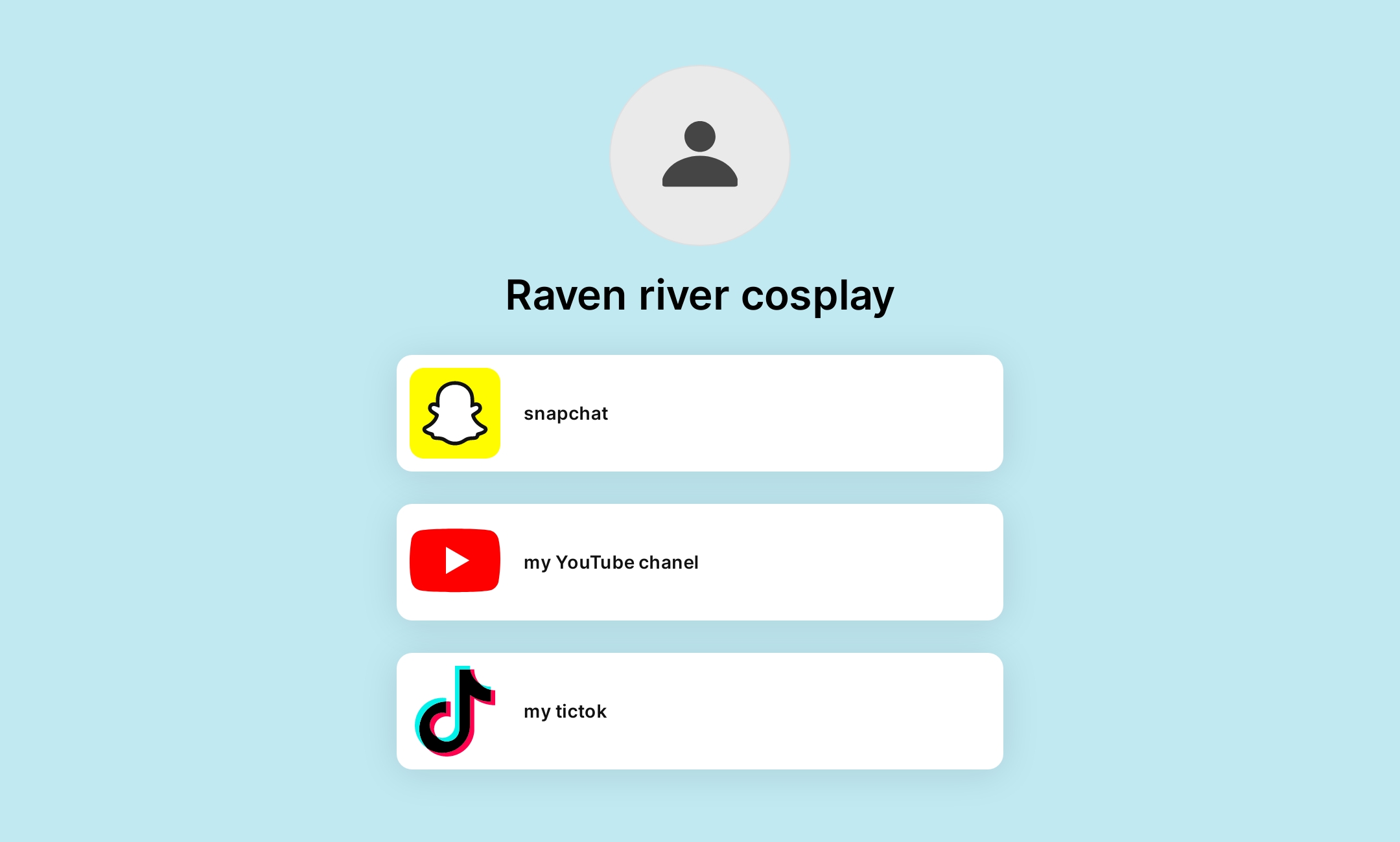 Raven river cosplay 's Flowpage