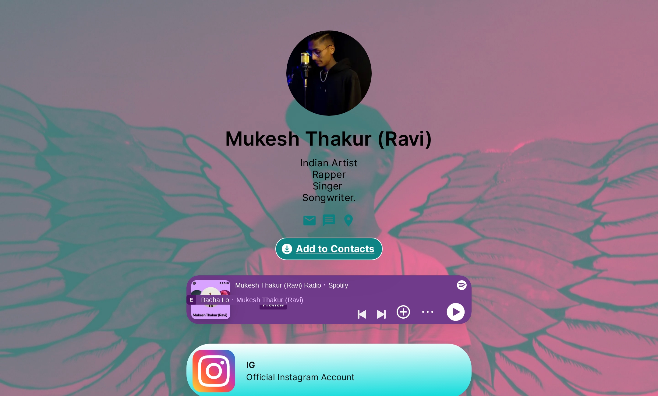 Mukesh Thakur (Ravi)'s Flowpage