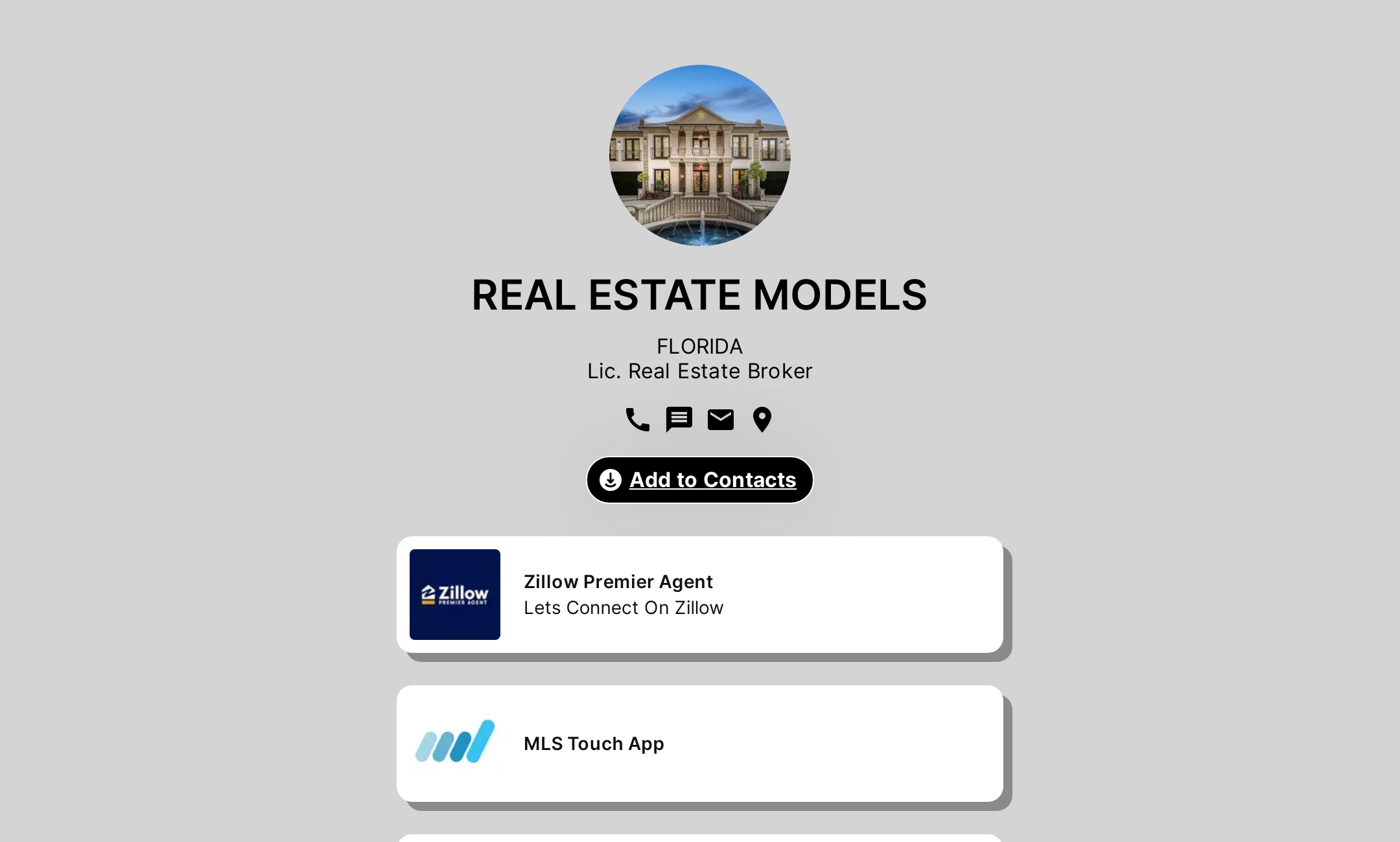 REAL ESTATE MODELS's Flowpage