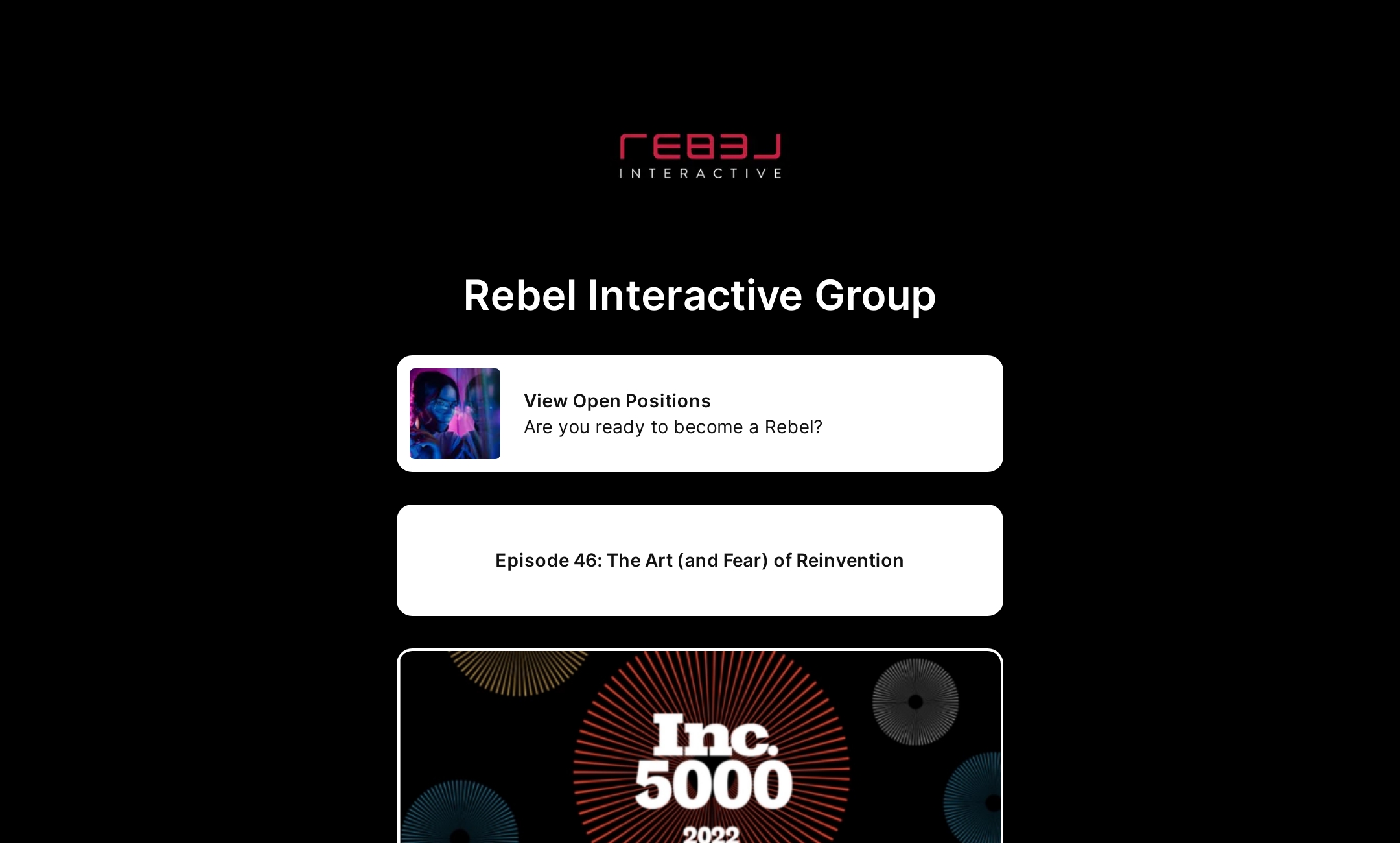 Rebel Interactive Group's Flowpage