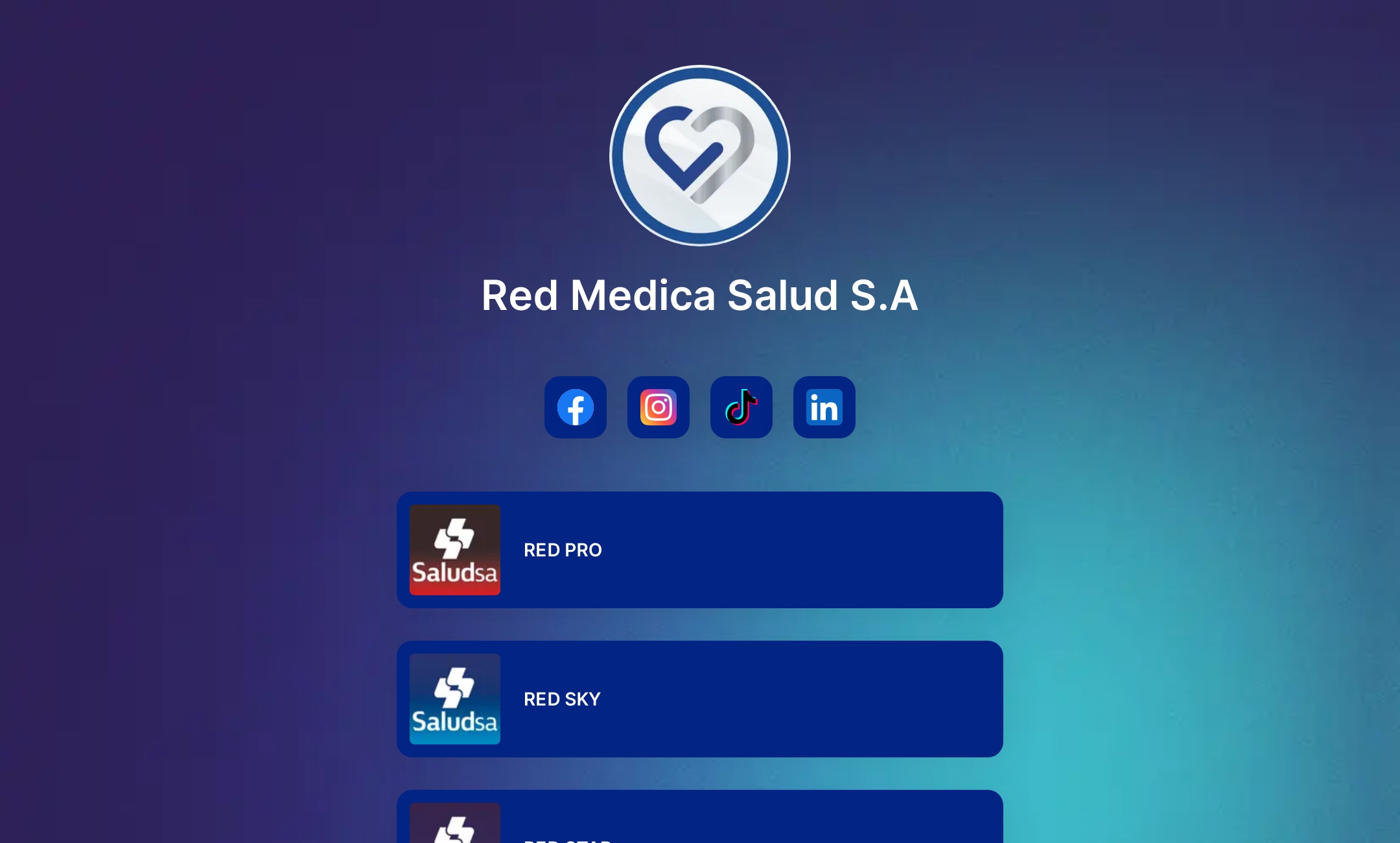 Red Medica Salud S.A's Flowpage