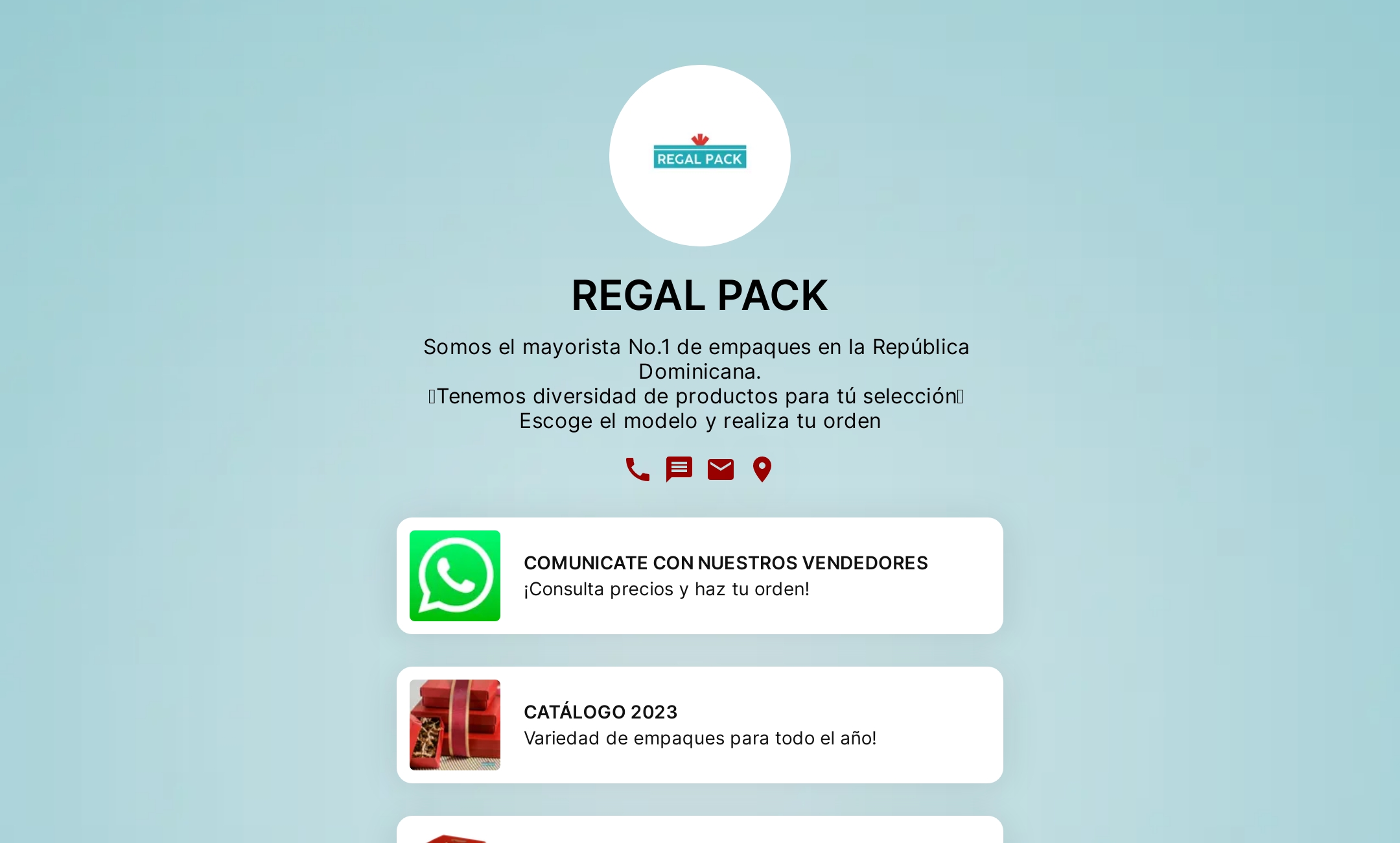 REGAL PACK's Flowpage