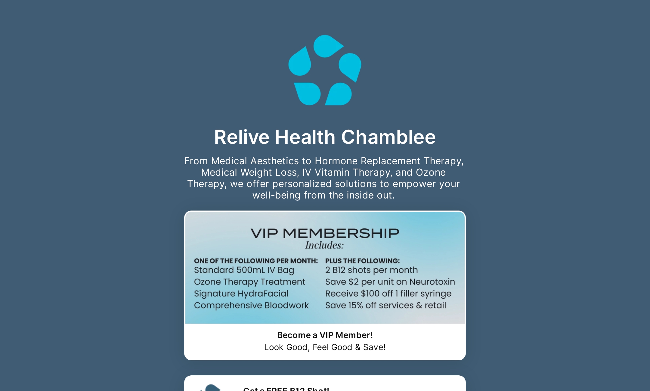 Relive Health Chamblee's Flowpage