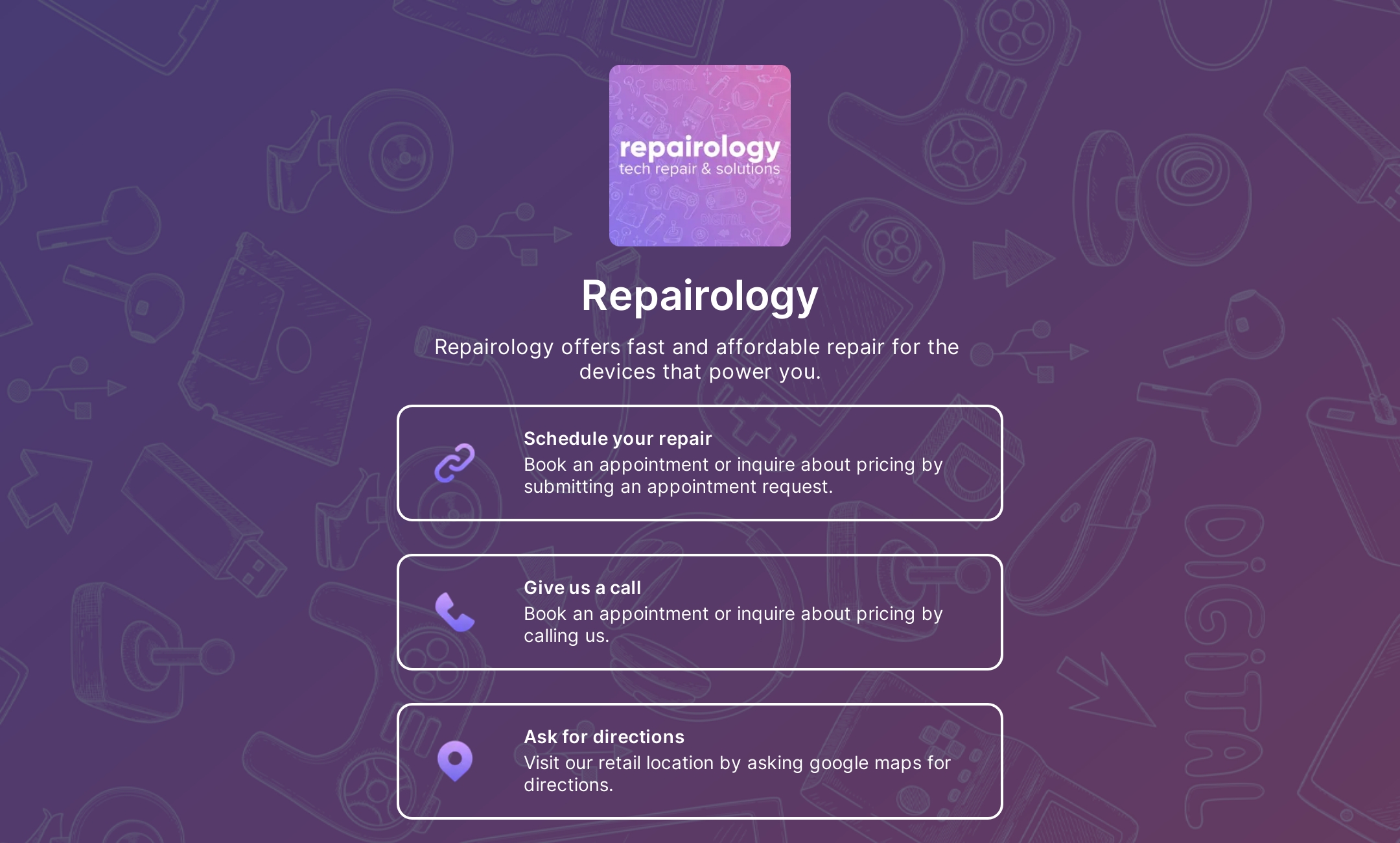 Repairology's Flowpage