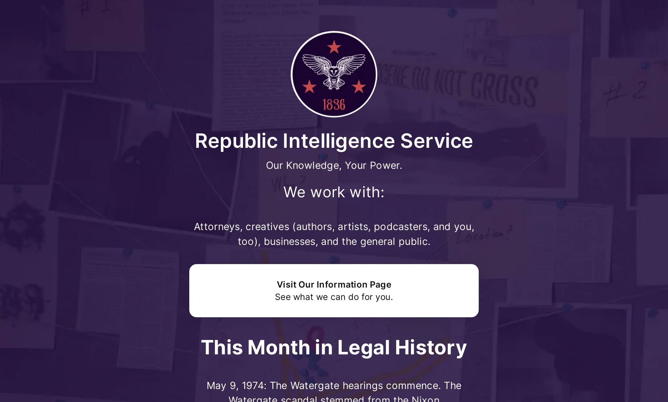 Republic Intelligence Service's Flowpage