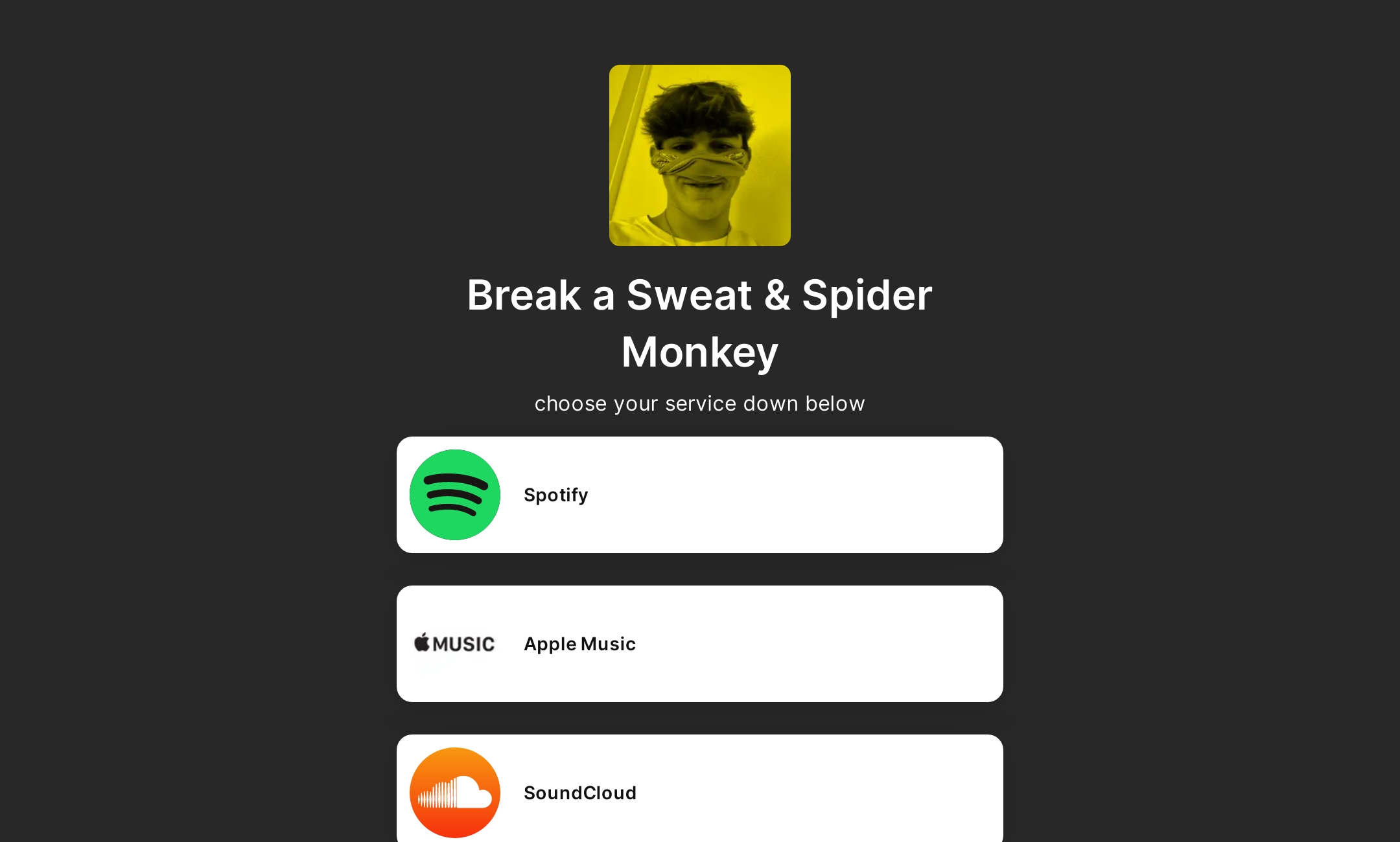 Break a Sweat & Spider Monkey's Flowpage