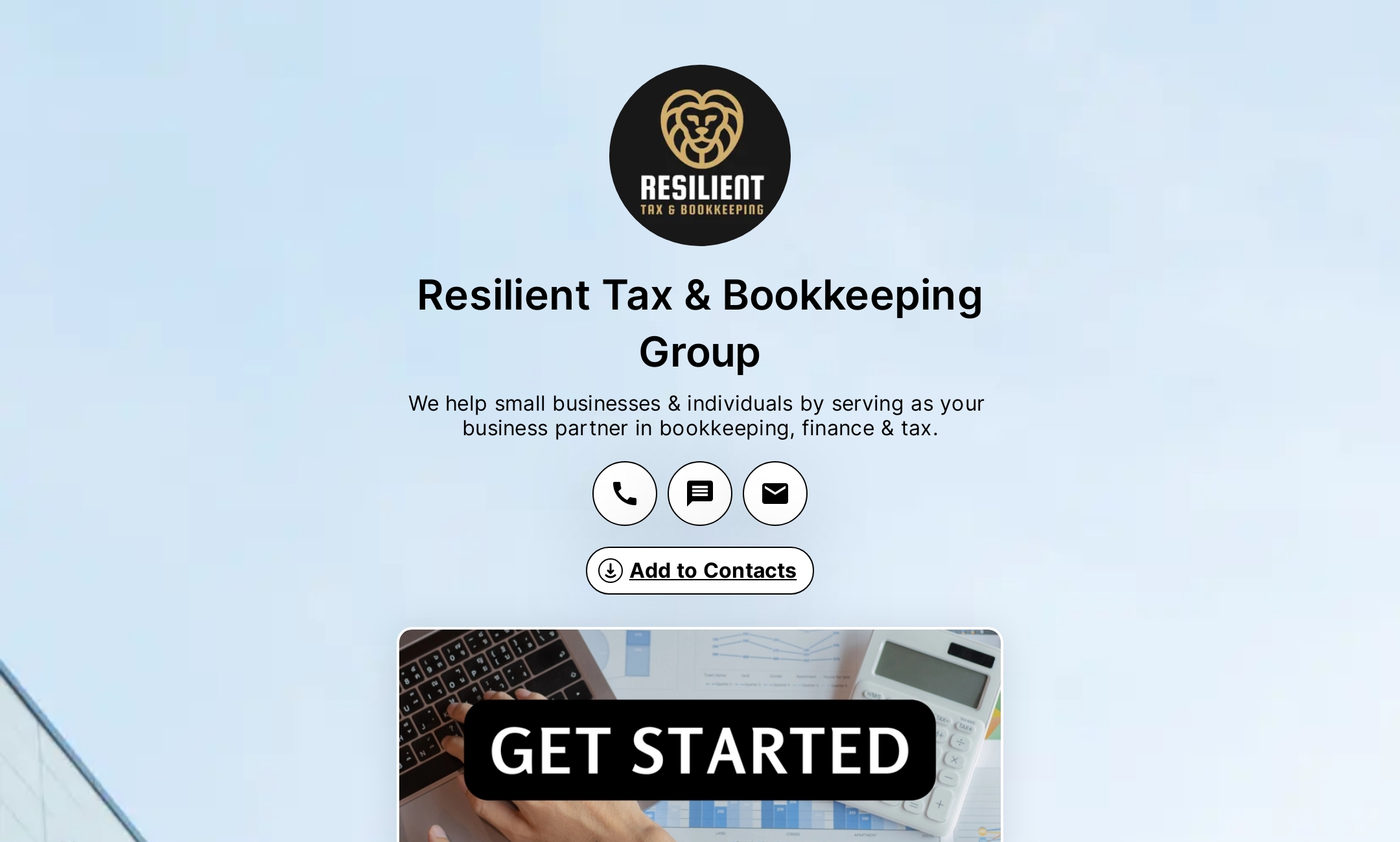Resilient Tax & Bookkeeping Group's Flowpage