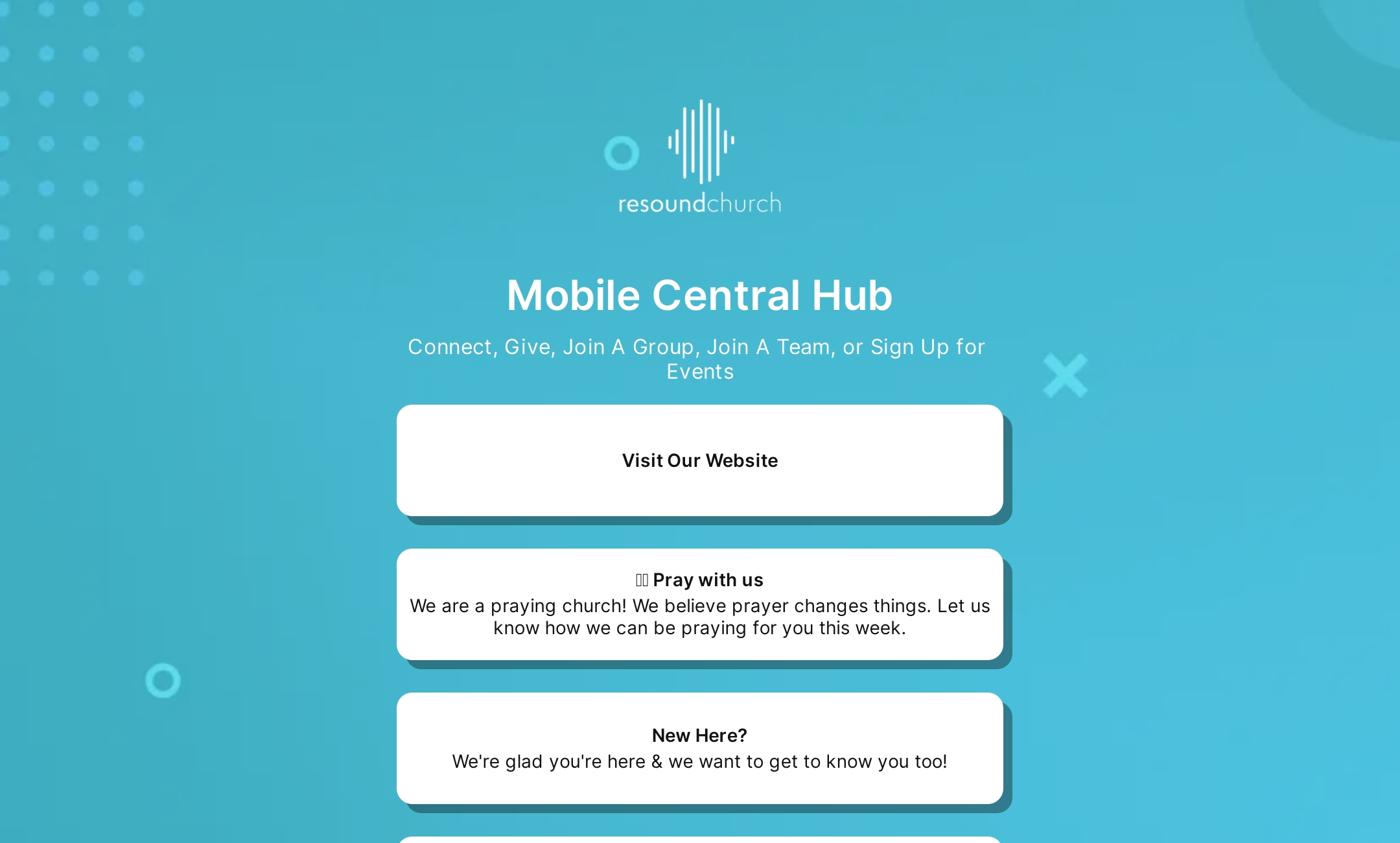 Mobile Central Hub's Flowpage
