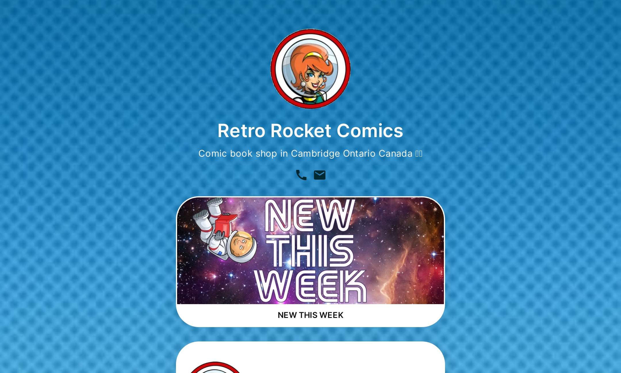 Retro Rocket Comics' Flowpage