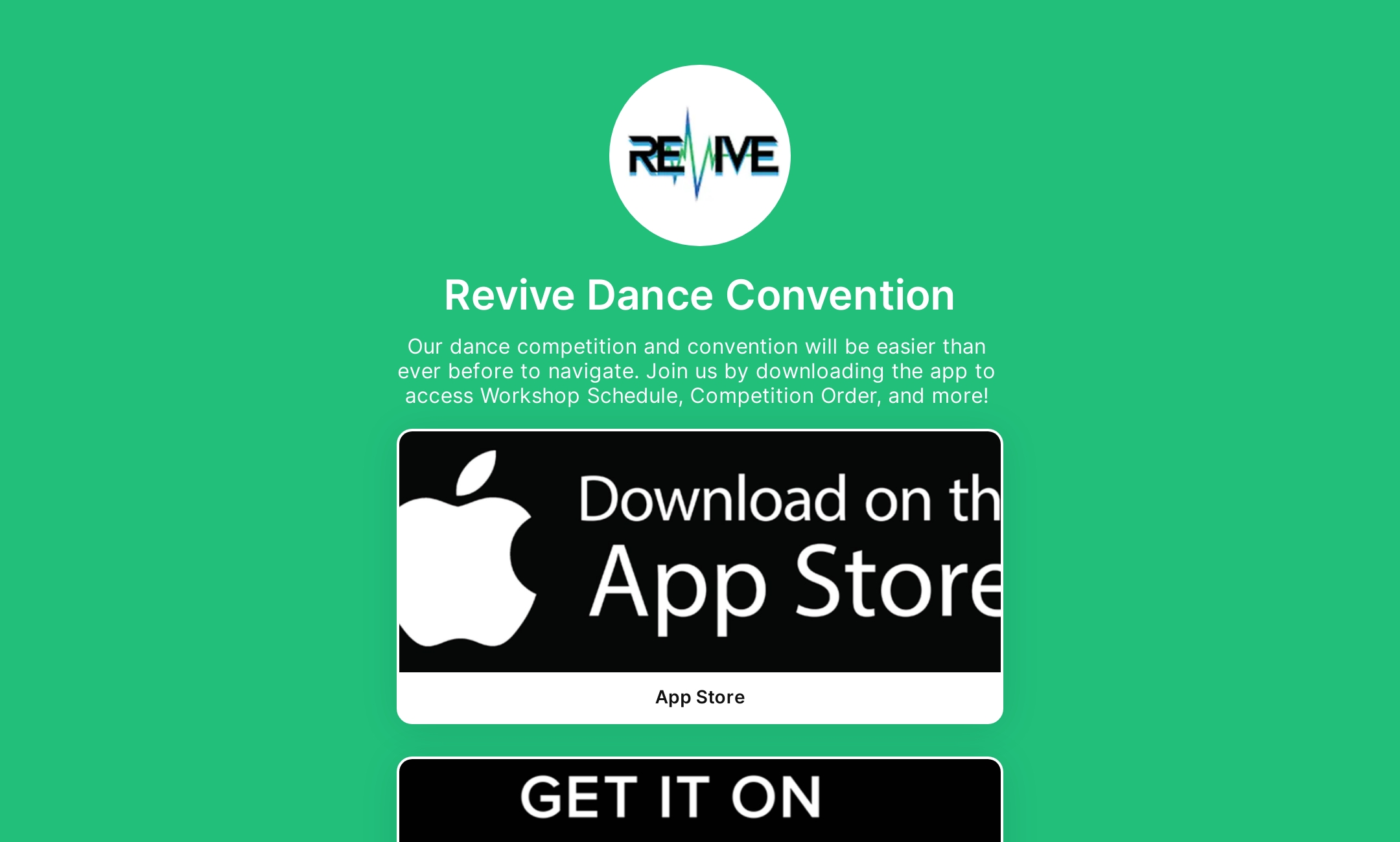 Revive Dance Convention's Flowpage