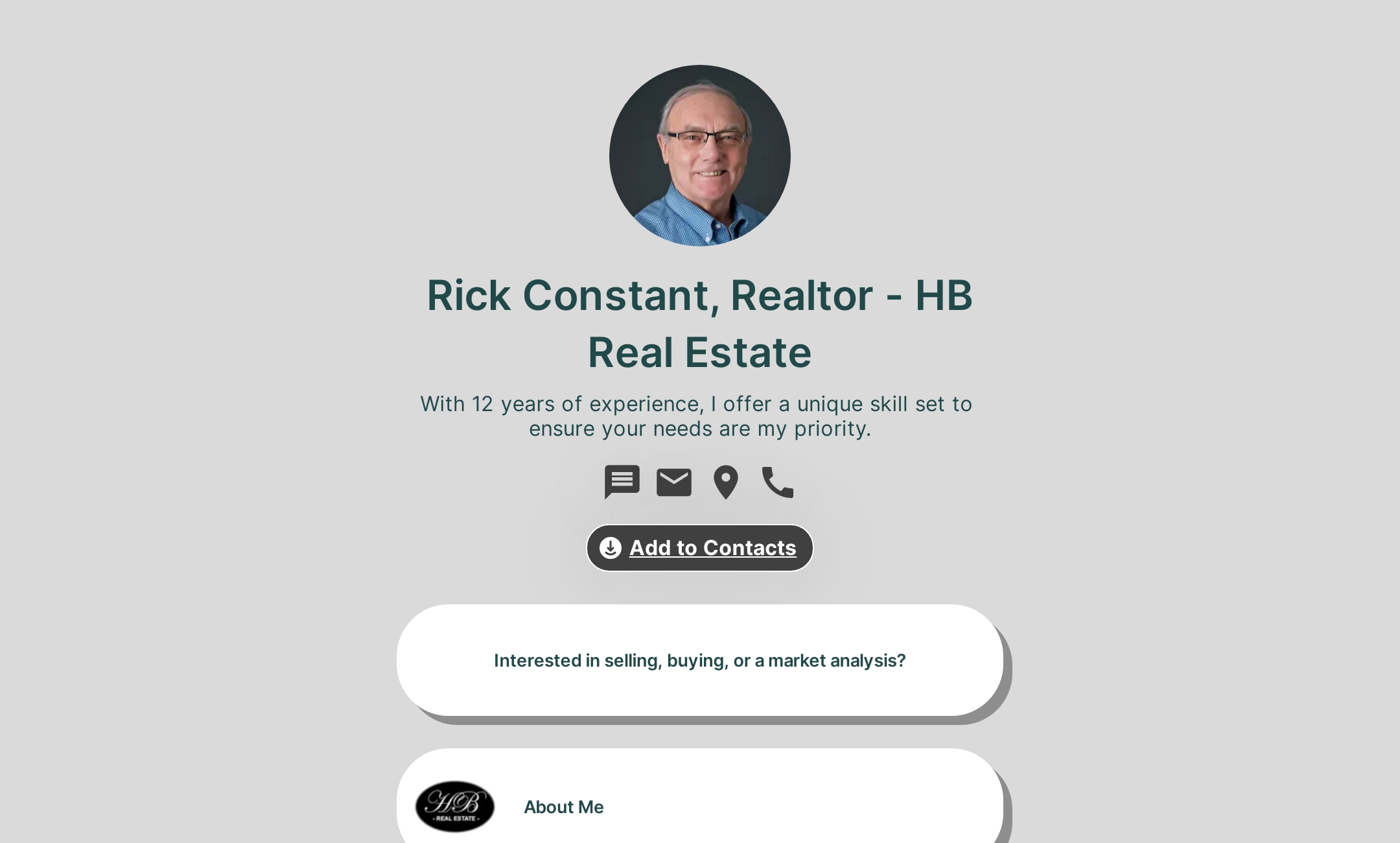 Rick Constant, Realtor - HB Real Estate's Flowpage