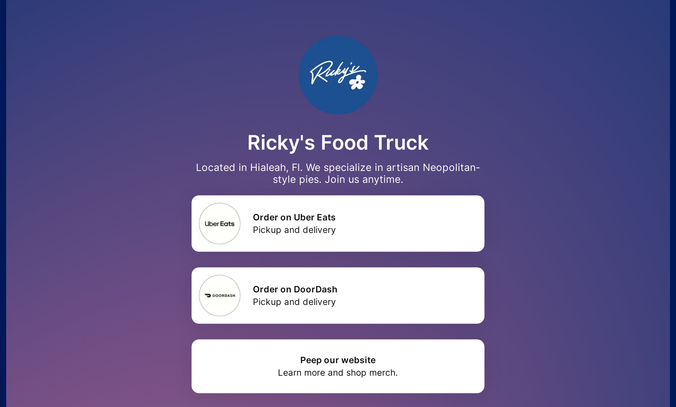 Ricky's Food Truck