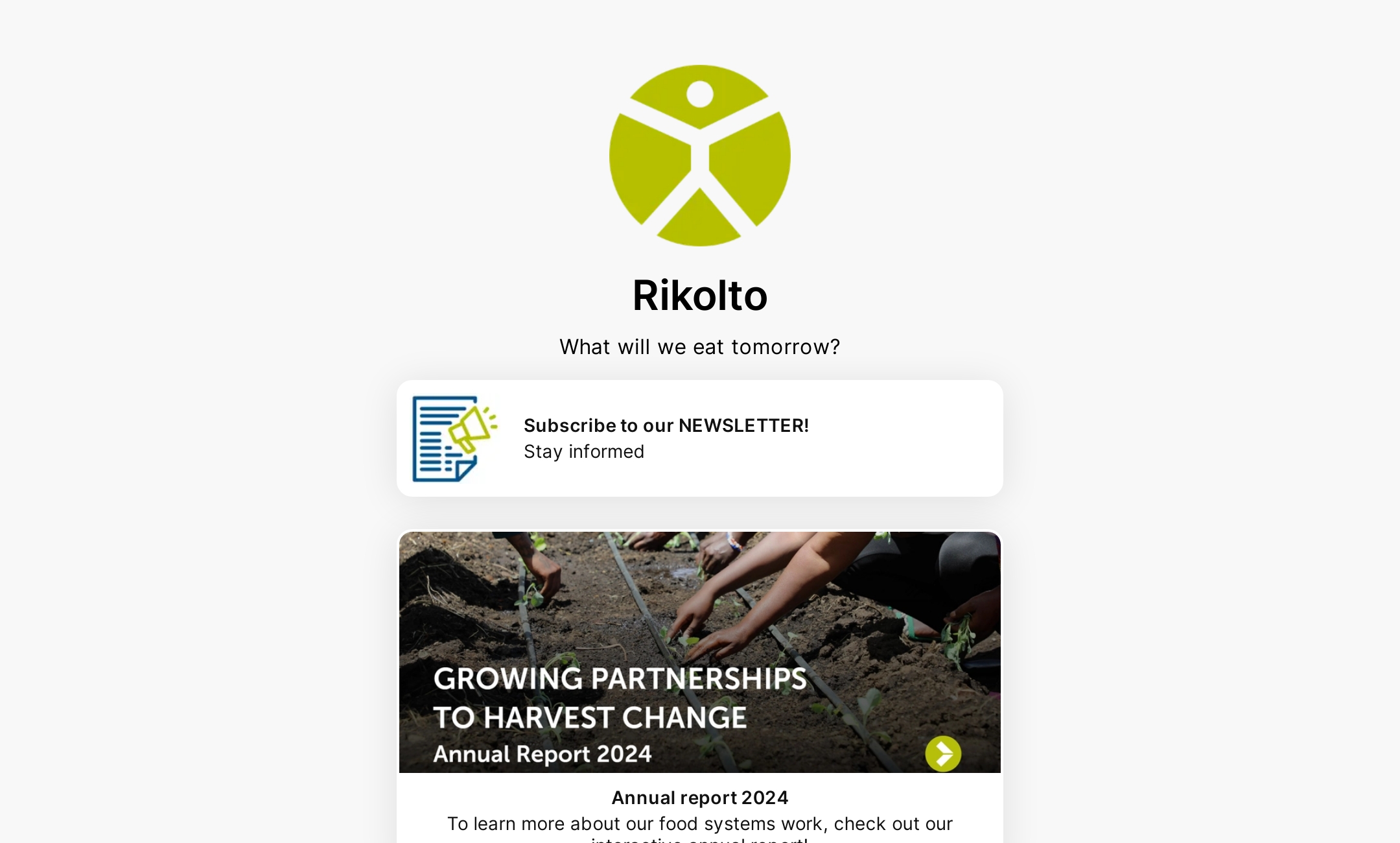 Rikolto 's Flowpage