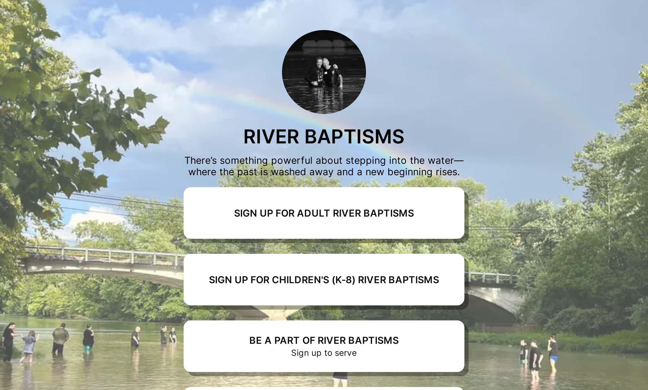 RIVER BAPTISMS's Flowpage