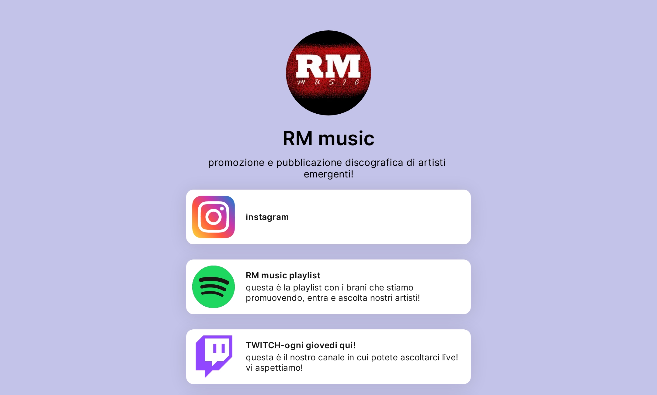 RM music's Flowpage