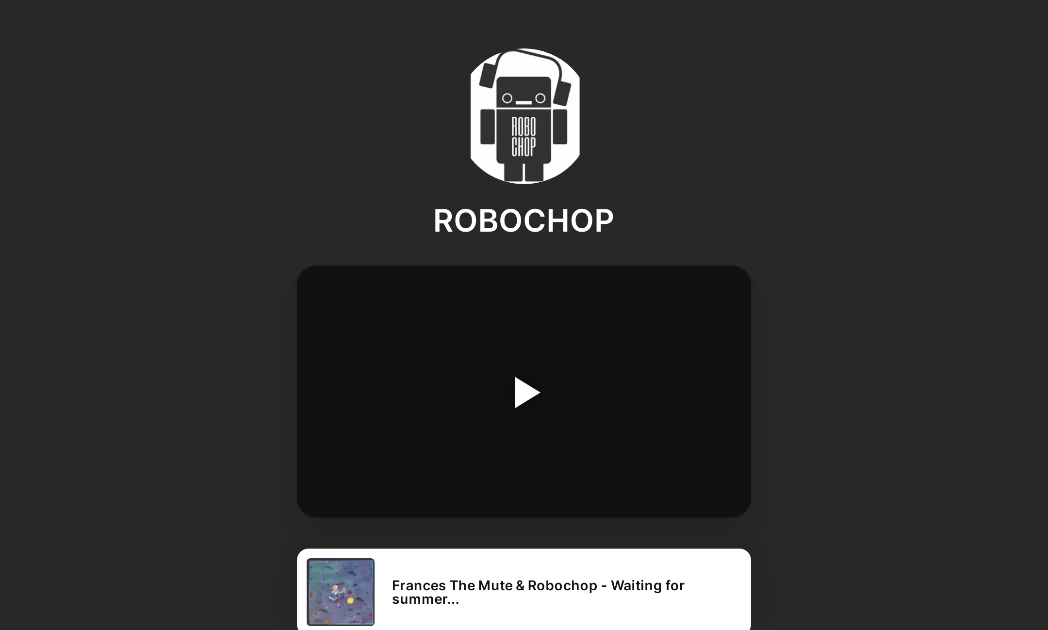 ROBOCHOP's Flowpage