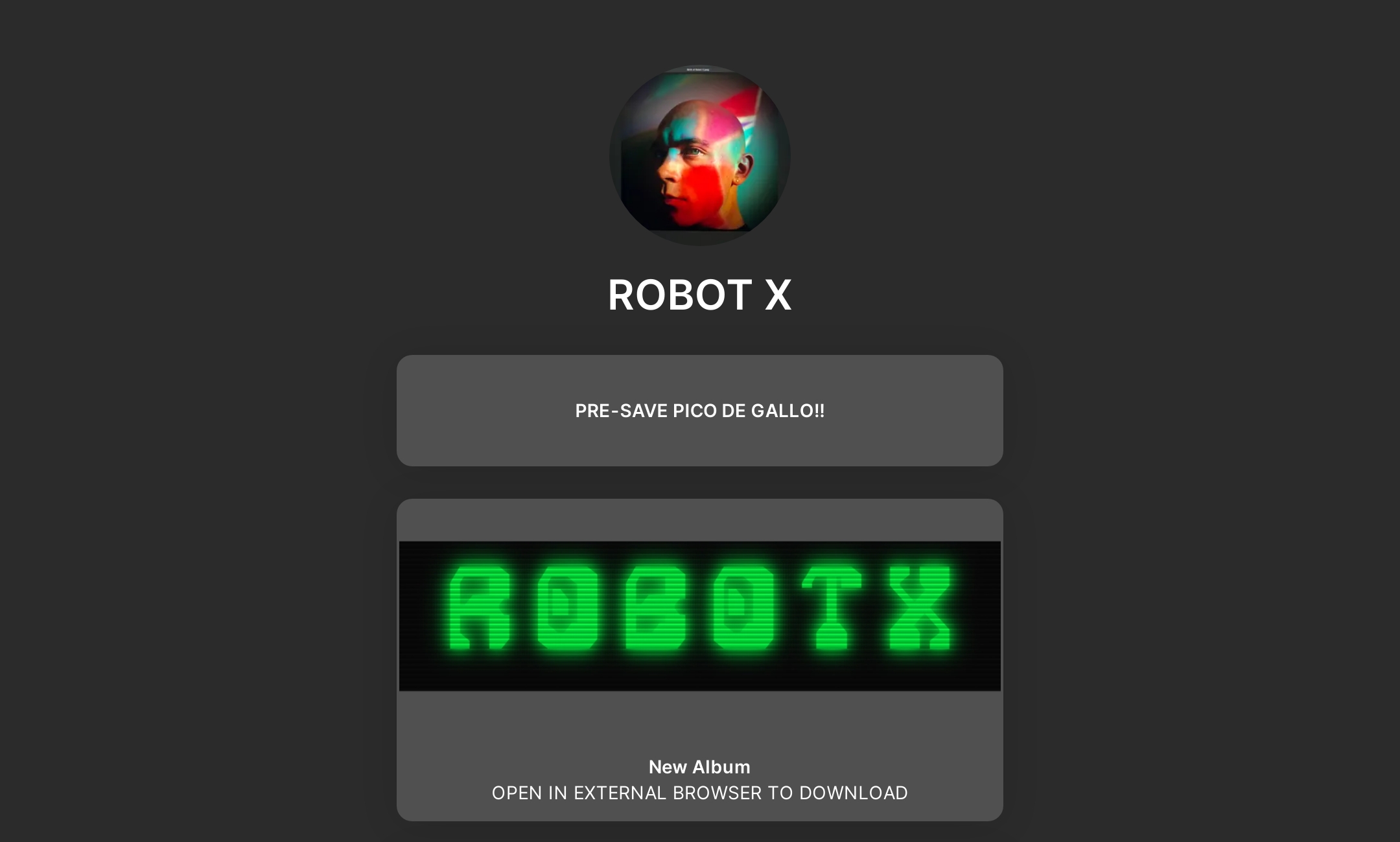 ROBOT X's Flowpage