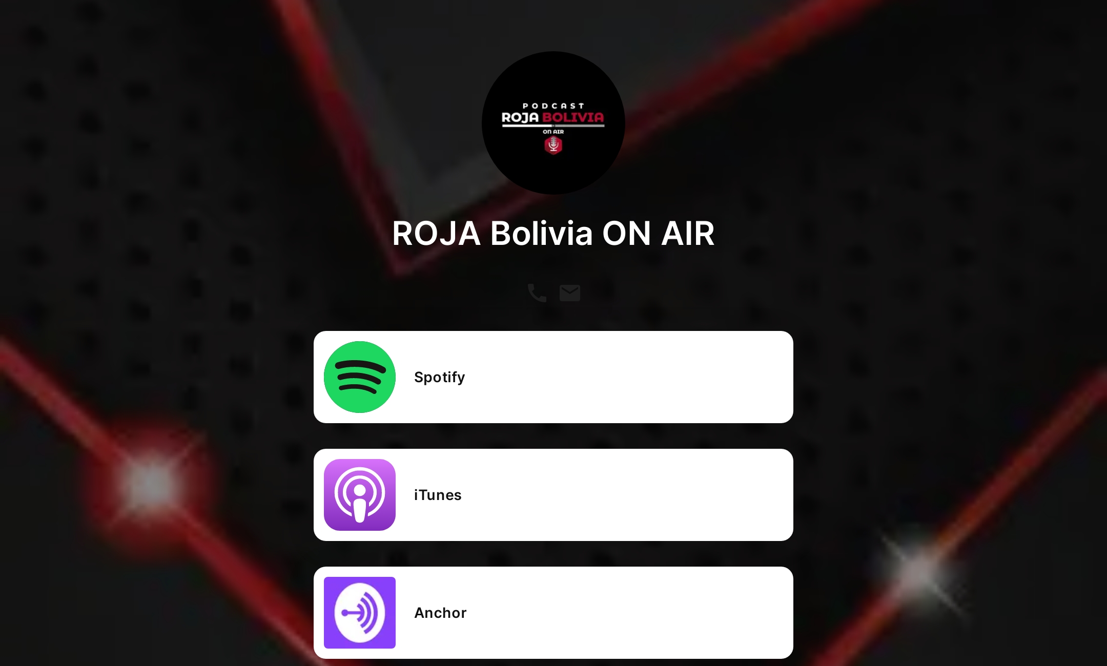 ROJA Bolivia ON AIR's Flowpage