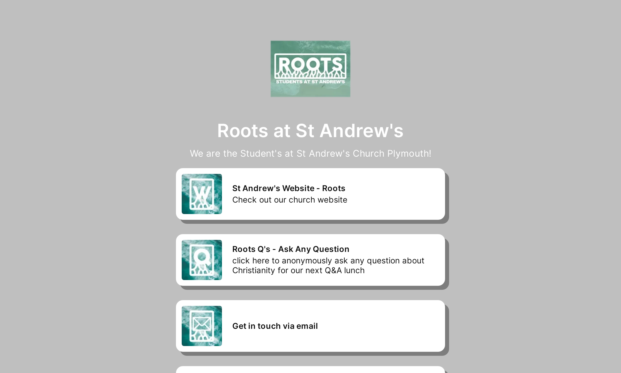 Roots at St Andrew's' Flowpage
