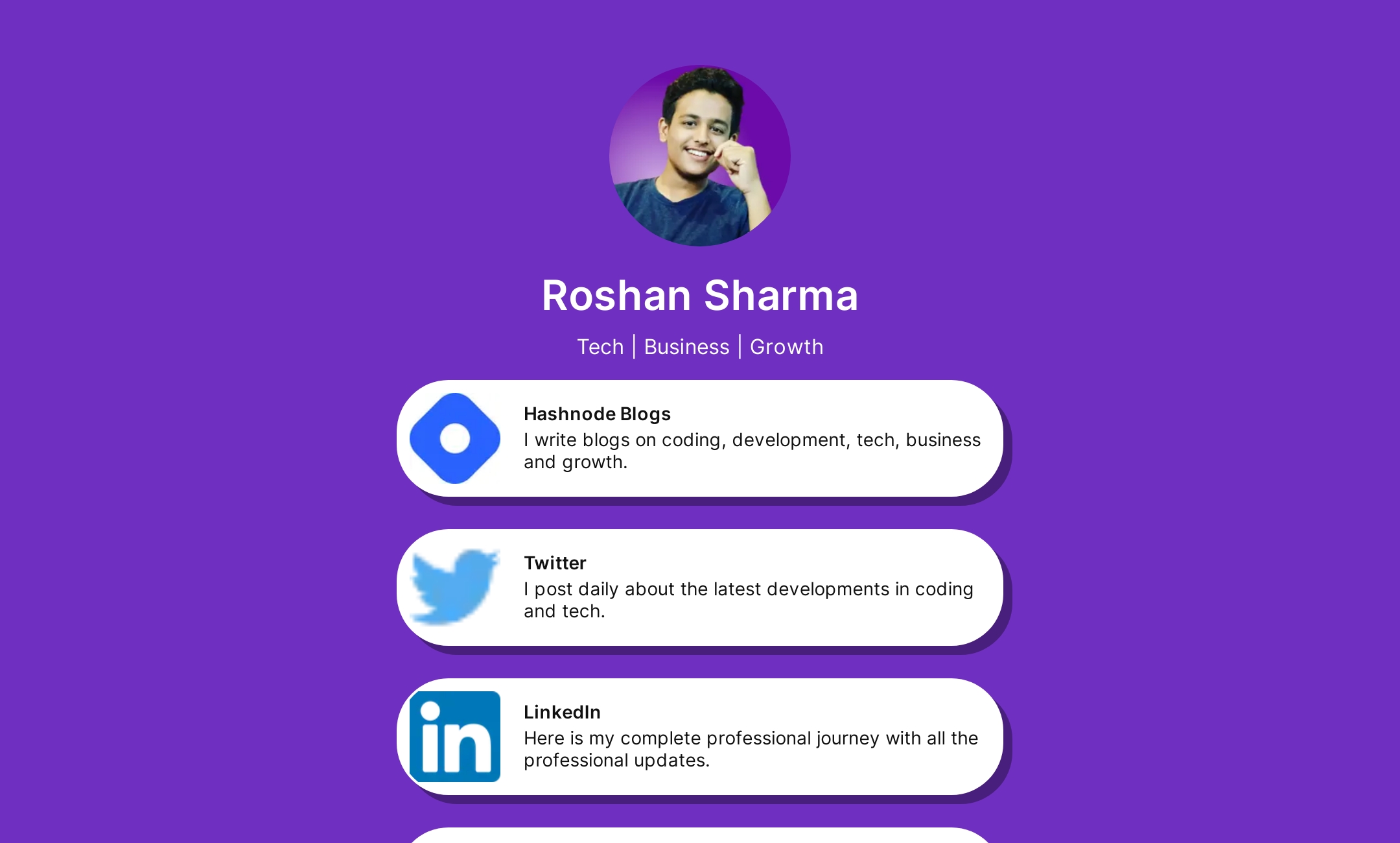 Roshan Sharma's Flowpage