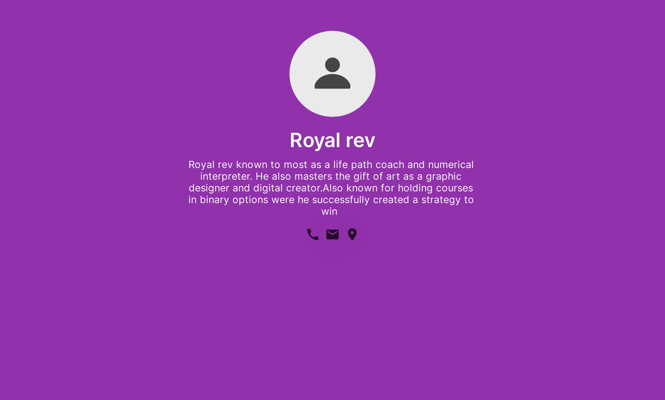 Royal rev's Flowpage
