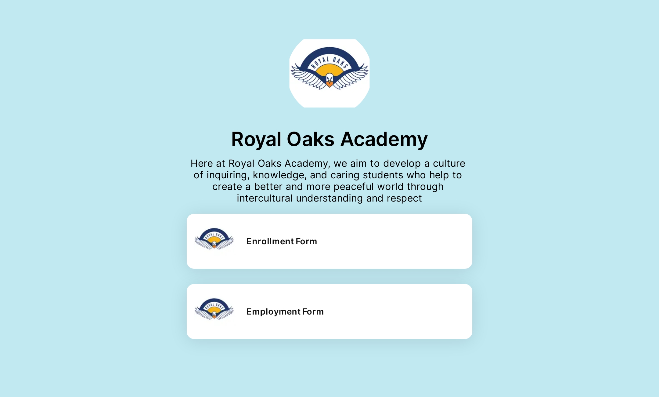 Royal Oaks Academy's Flowpage
