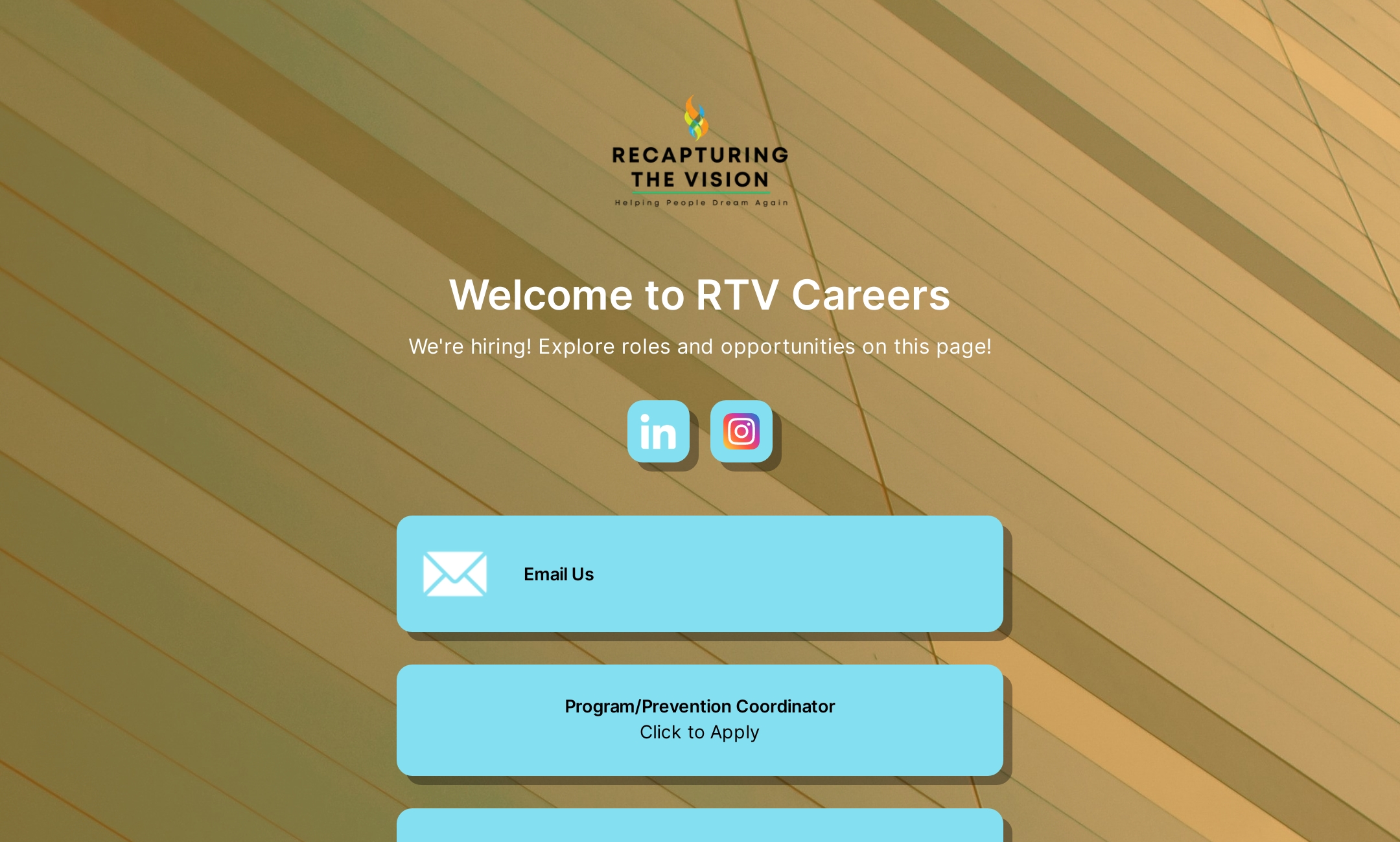 Welcome to RTV Careers' Flowpage