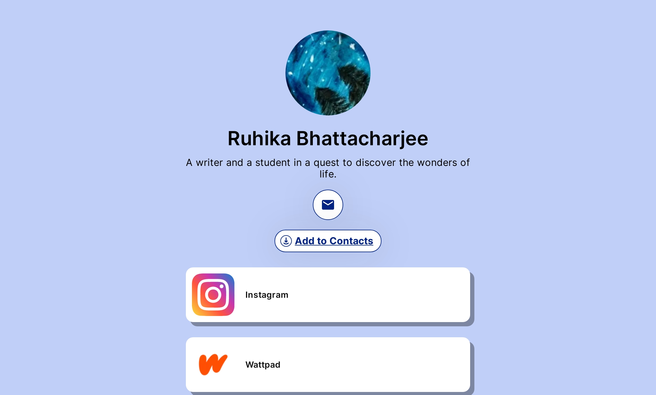 Ruhika Bhattacharjee's Flowpage