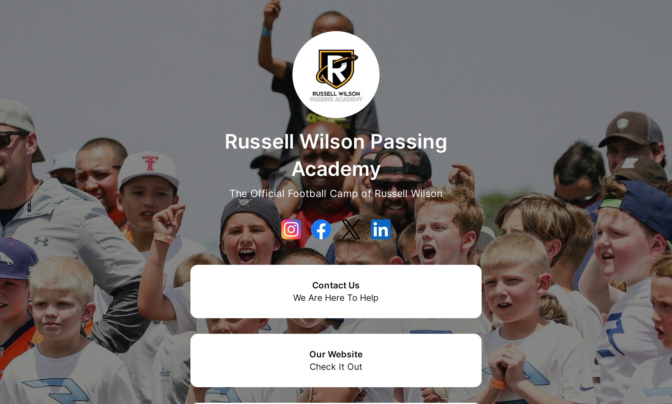 Russell Wilson Passing Academy's Flowpage