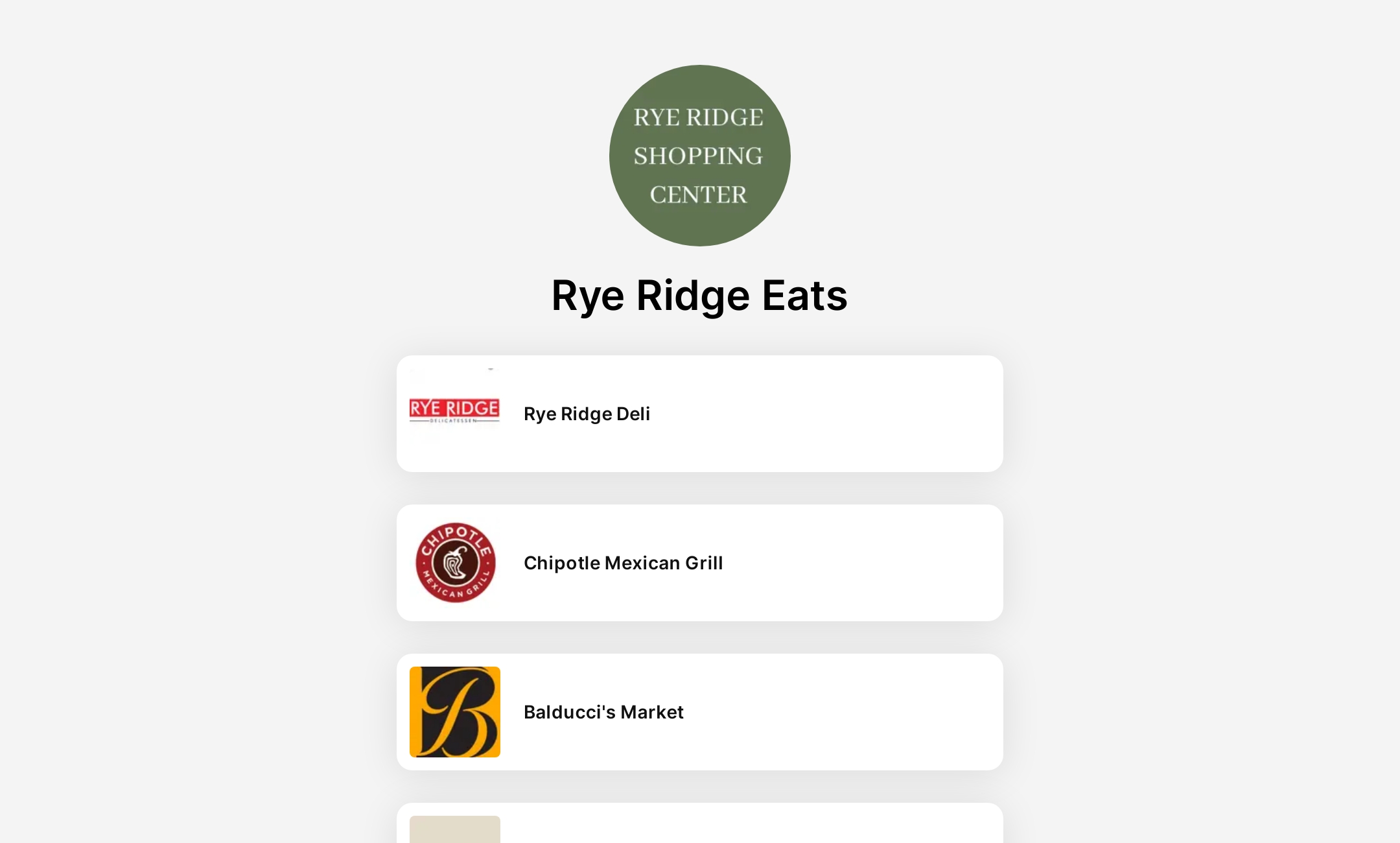 Rye Ridge Eats' Flowpage