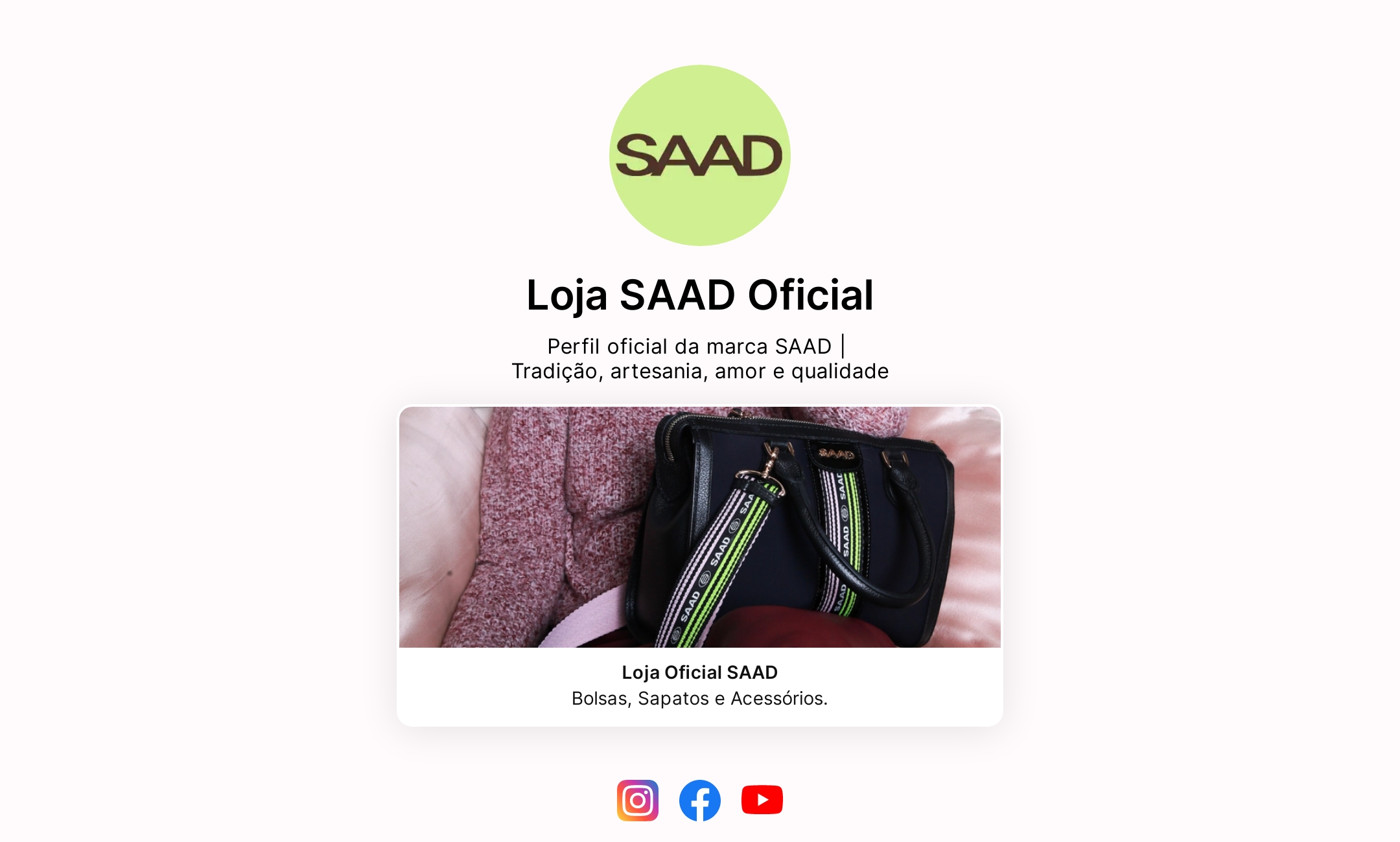 Loja SAAD Oficial's Flowpage