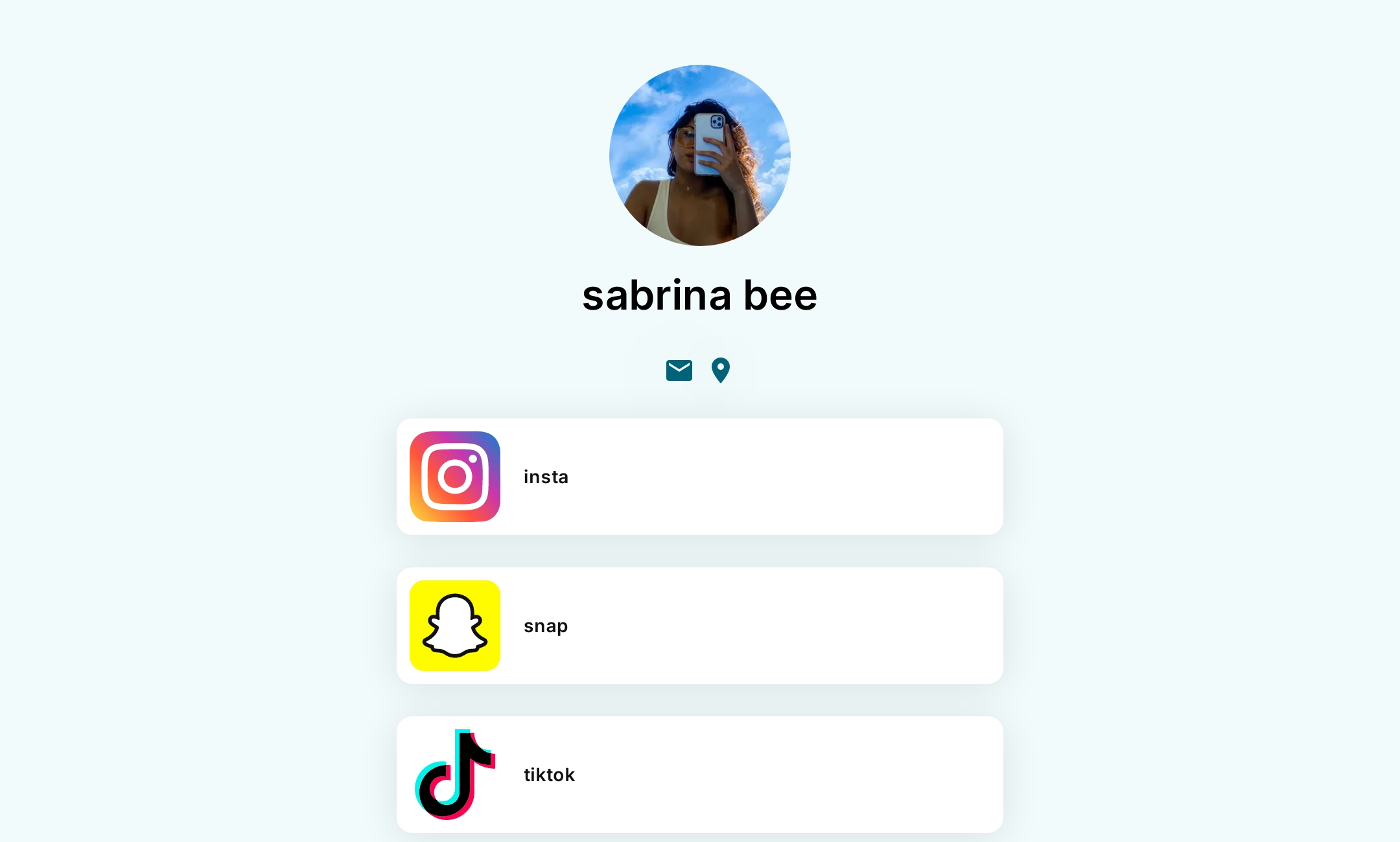 sabrina bee's Flowpage