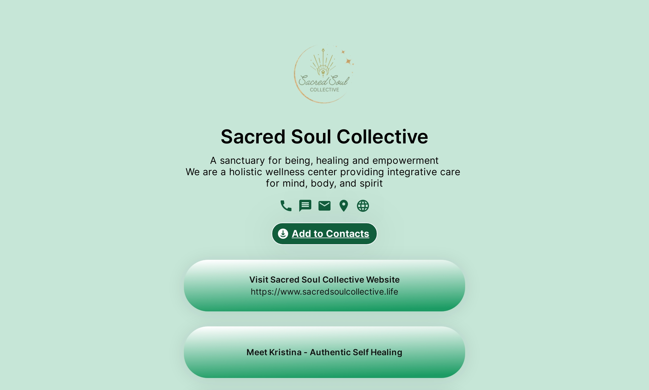 Sacred Soul Collective's Flowpage