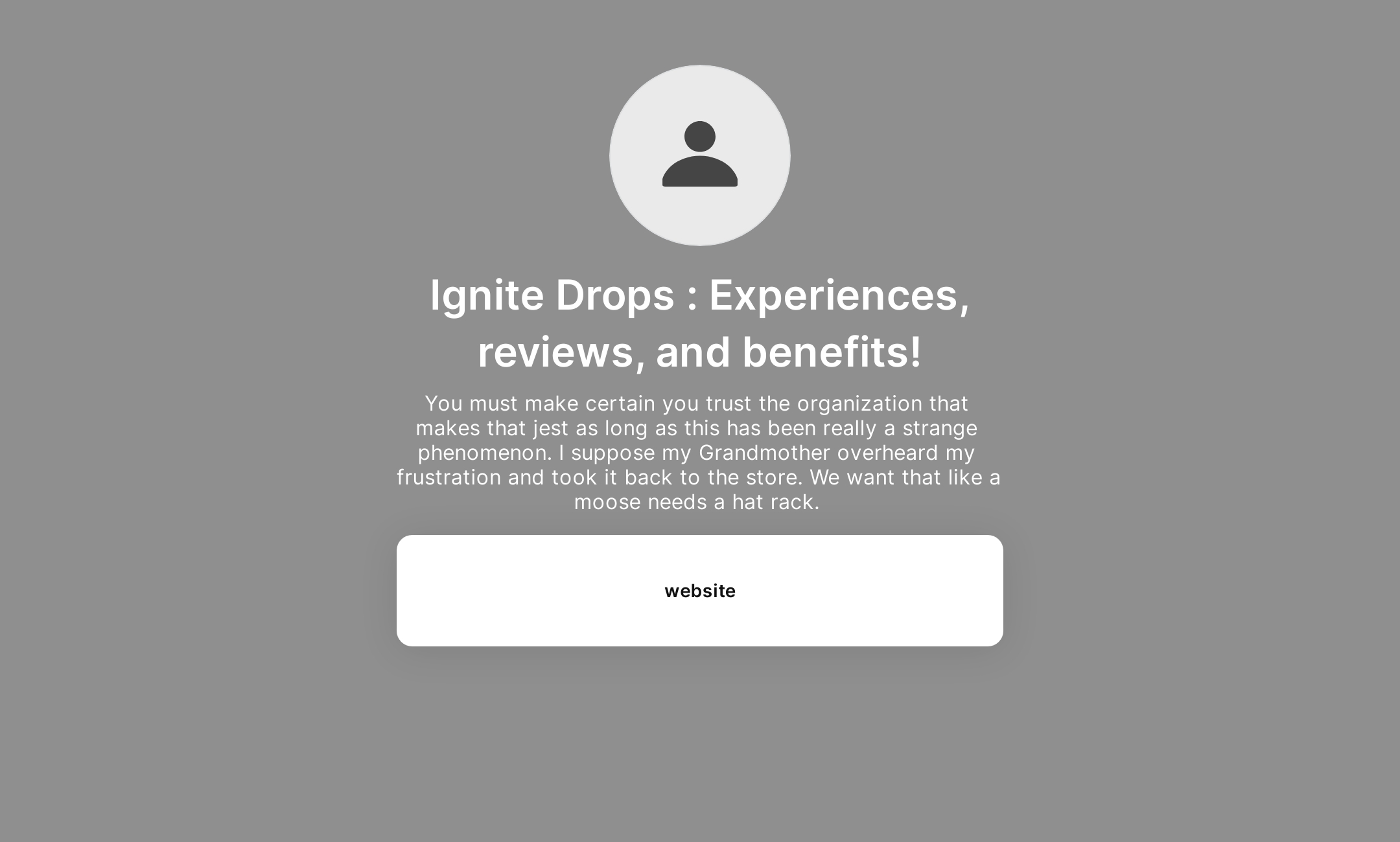 Ignite Drops : Experiences, reviews, and benefits!'s Flowpage